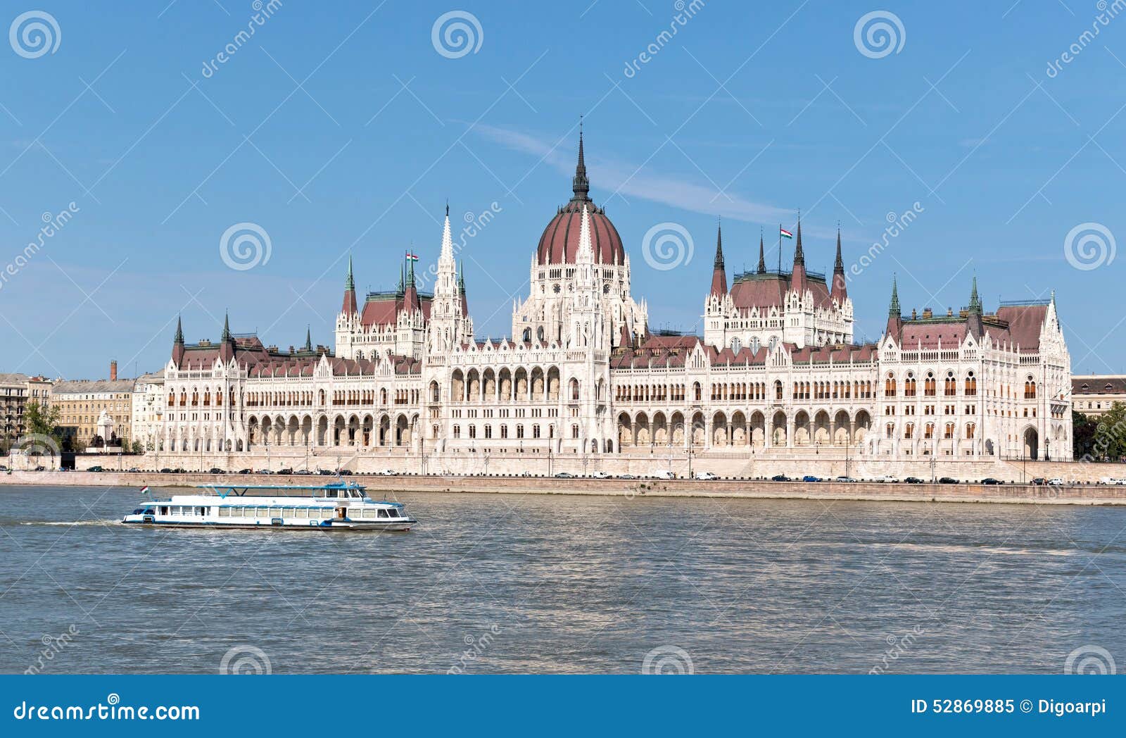 Budapest stock image. Image of landmark, hungarian, building - 52869885