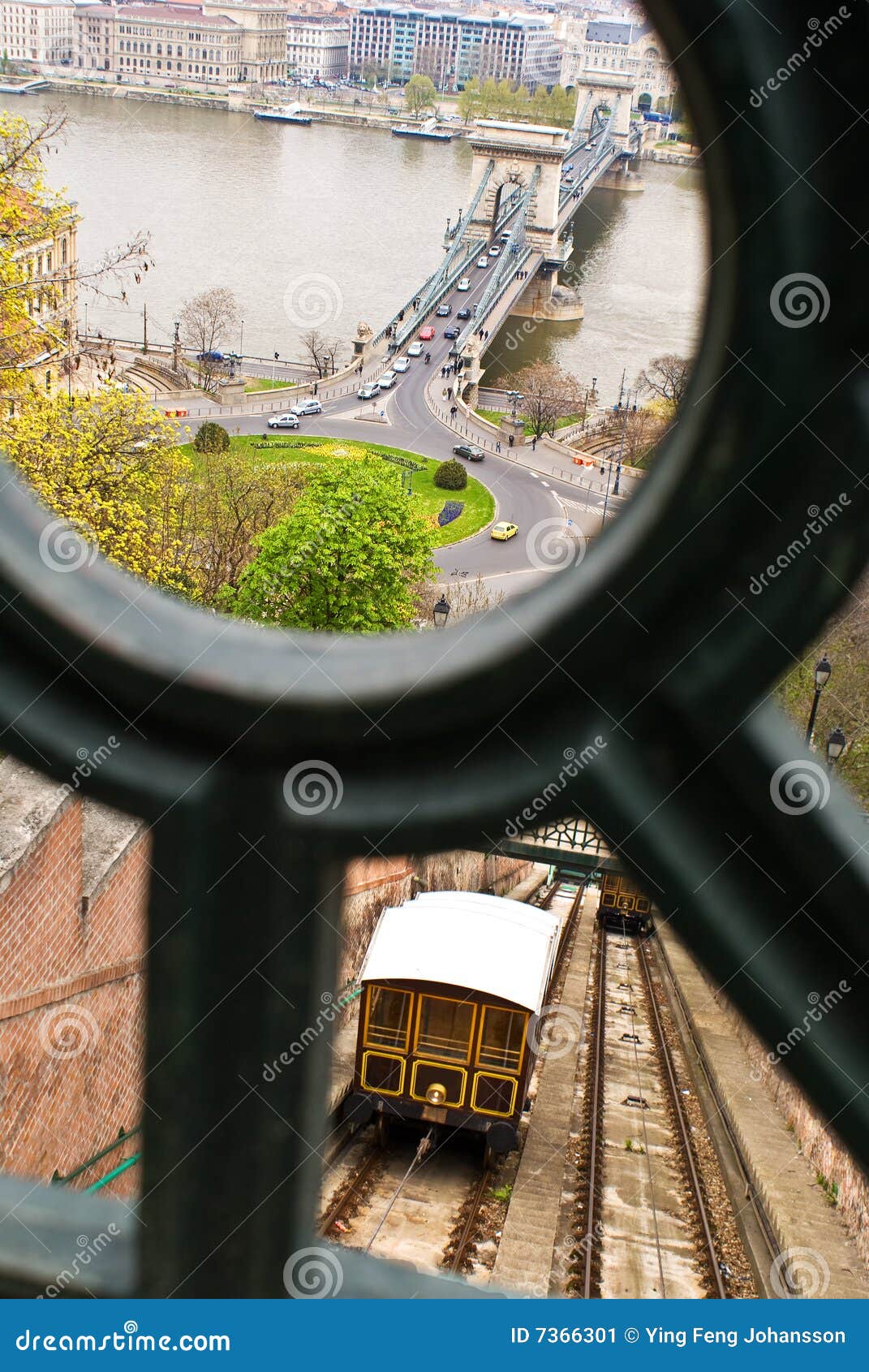 Budapest Cable Car stock image. Image of cable, europe - 7366301