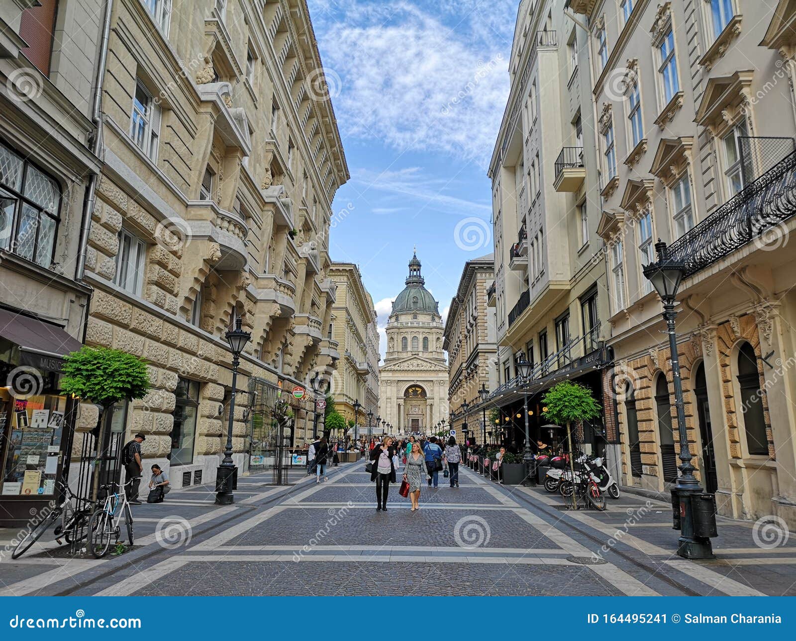 Budapest Centre editorial photo. Image of city, hungary - 164495241