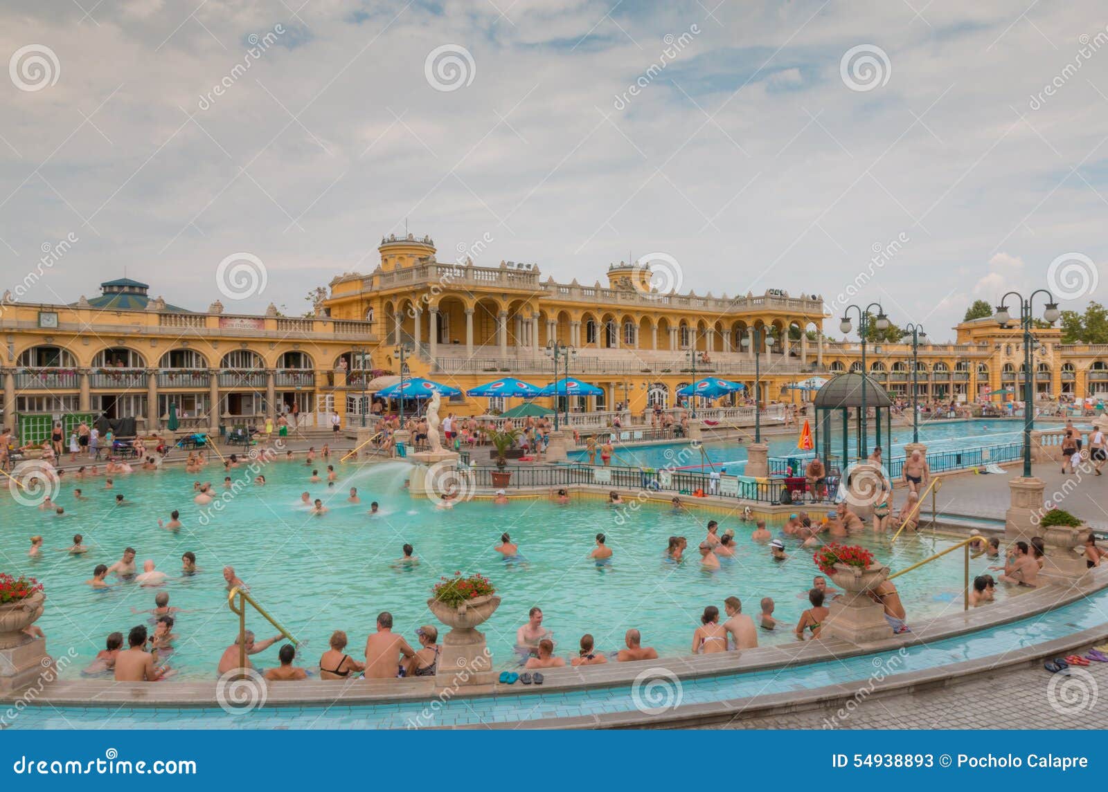 Budapest Hot Spring editorial stock photo. Image of forint - 54938893