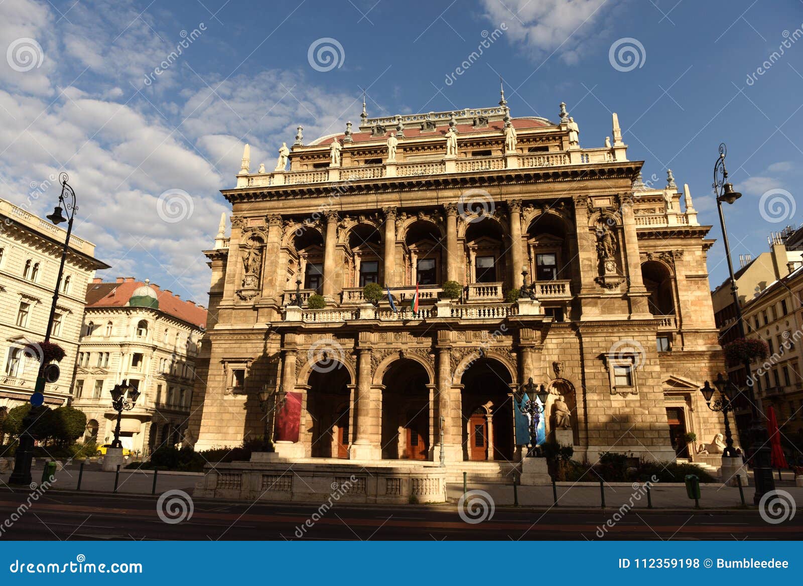 Budapest, Hungary - August 29, 2017: Hungarian State Opera House in ...