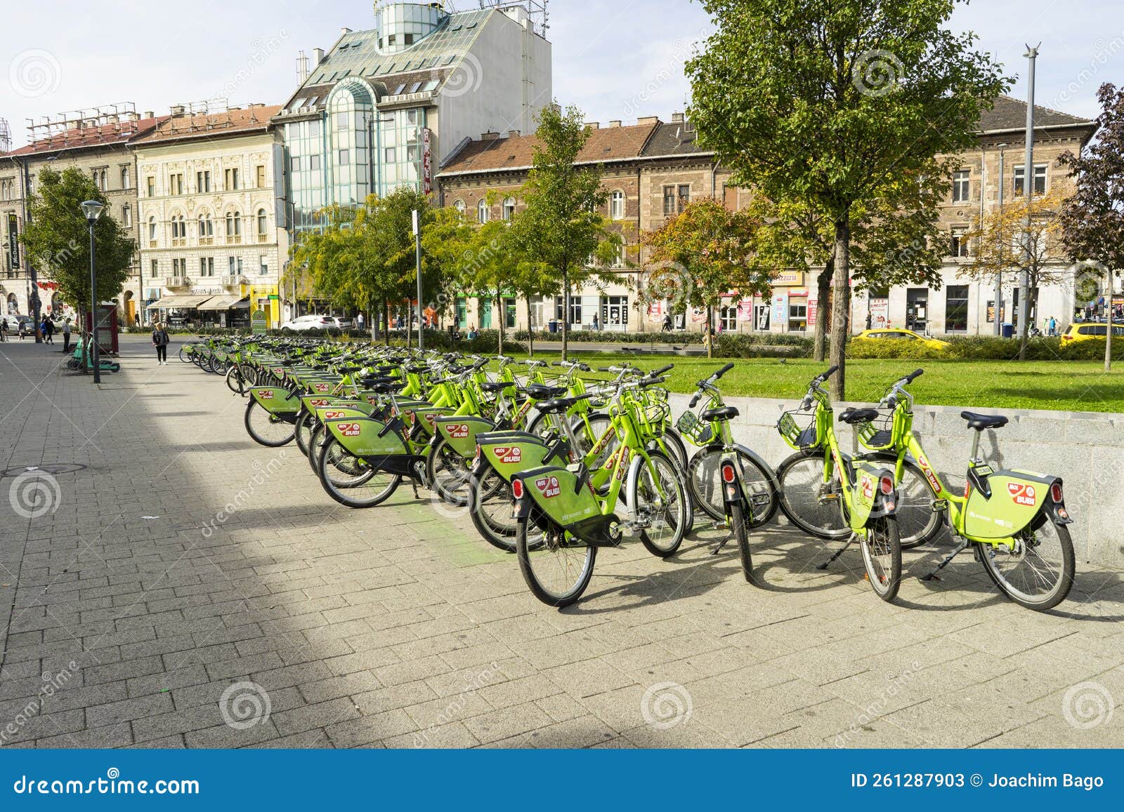 Bikes for Rent in the City. Editorial Stock Photo - Image of travel ...