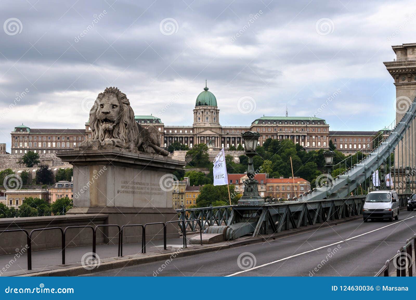 Chain Bridge and Buda Castle Stock Photo - Image of capital, catene ...
