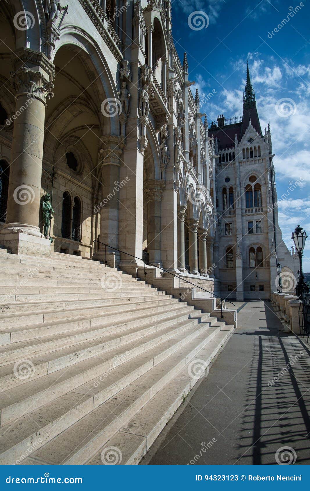 Budapest, Hungary - the Entrance of the Library Stock Image - Image of ...