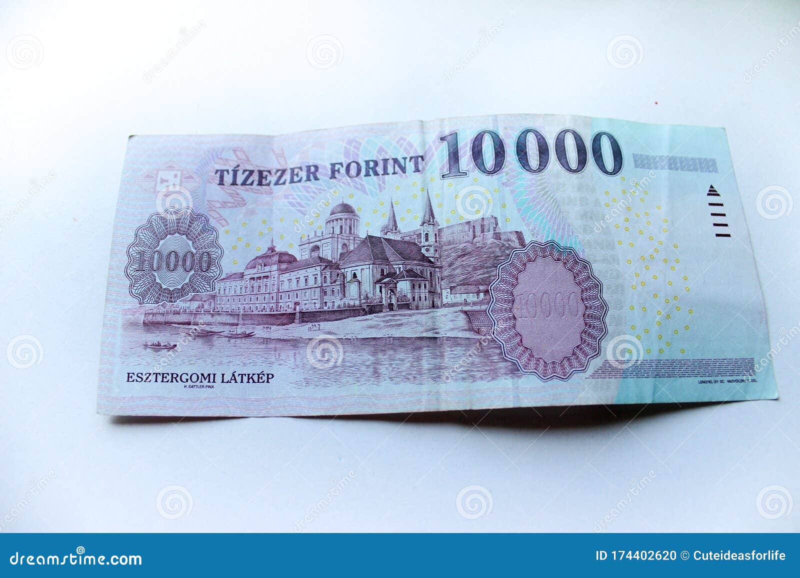 Budapest, Hungary - October 06, 2014: Banknotes of the Hungarian Forint ...