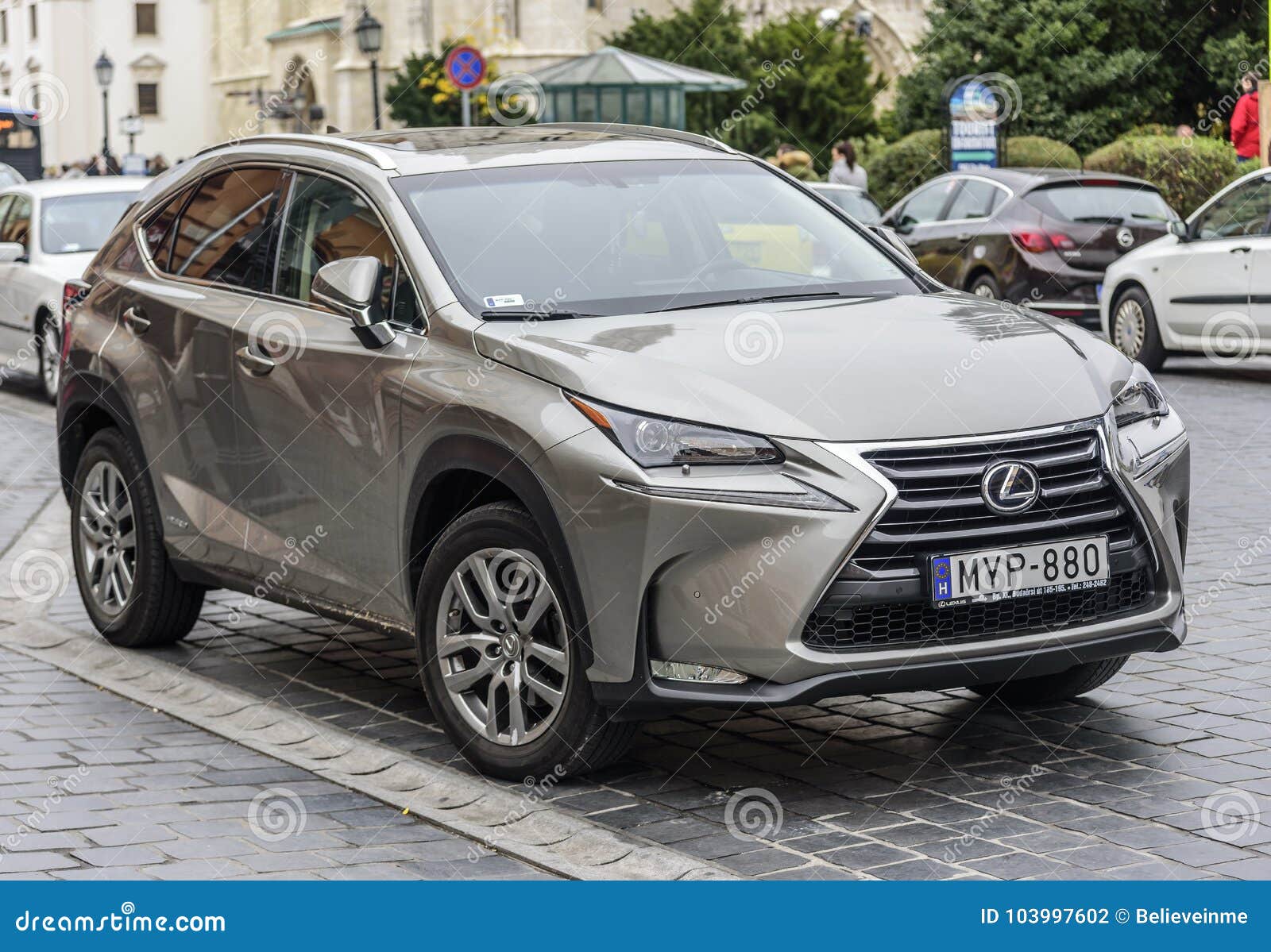 Lexus NX Parked on the Streets of Budapest. Editorial Photography ...