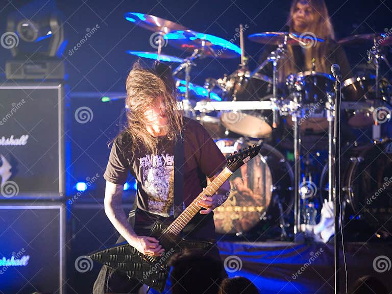 BUDAPEST: Hypocrisy Band Performs Editorial Image - Image of famous ...