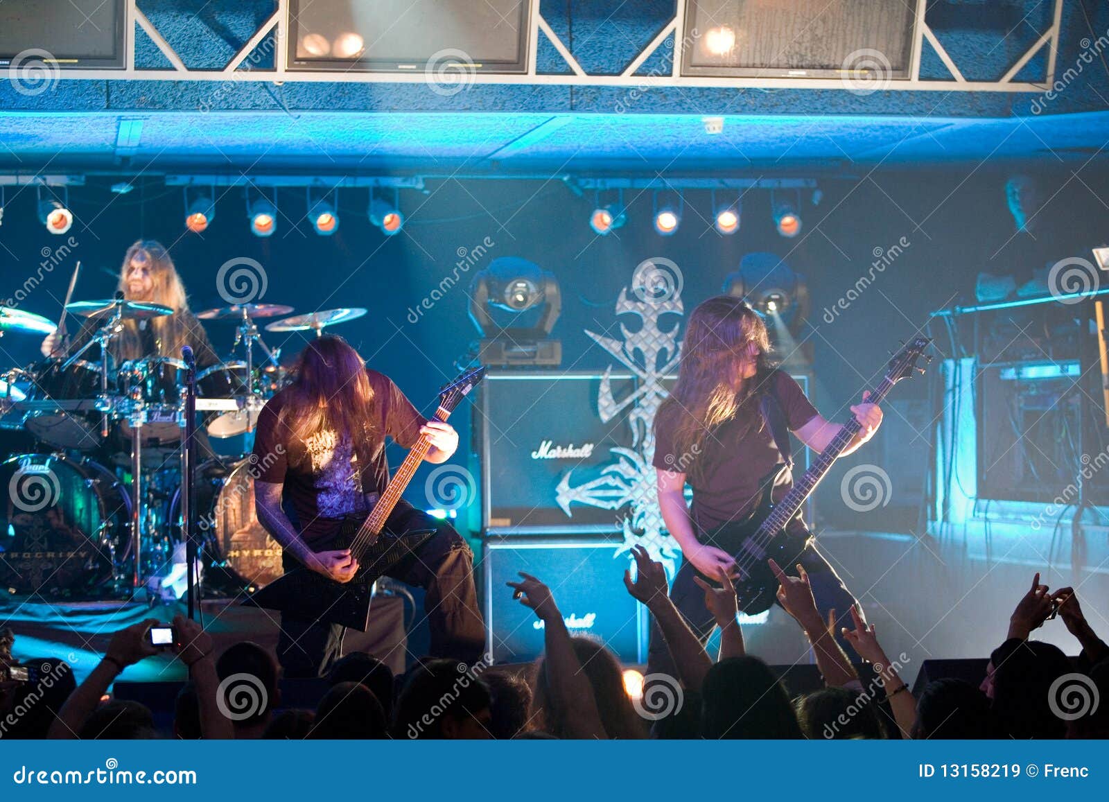 BUDAPEST: Hypocrisy Band Performs Editorial Stock Image - Image of ...