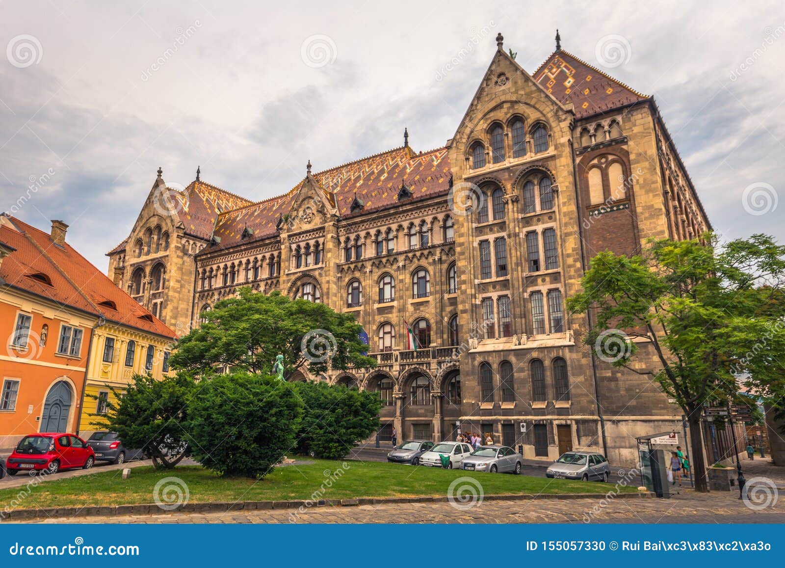 Budapest - June 22, 2019: Old Town of the Buda Side of Budapest ...
