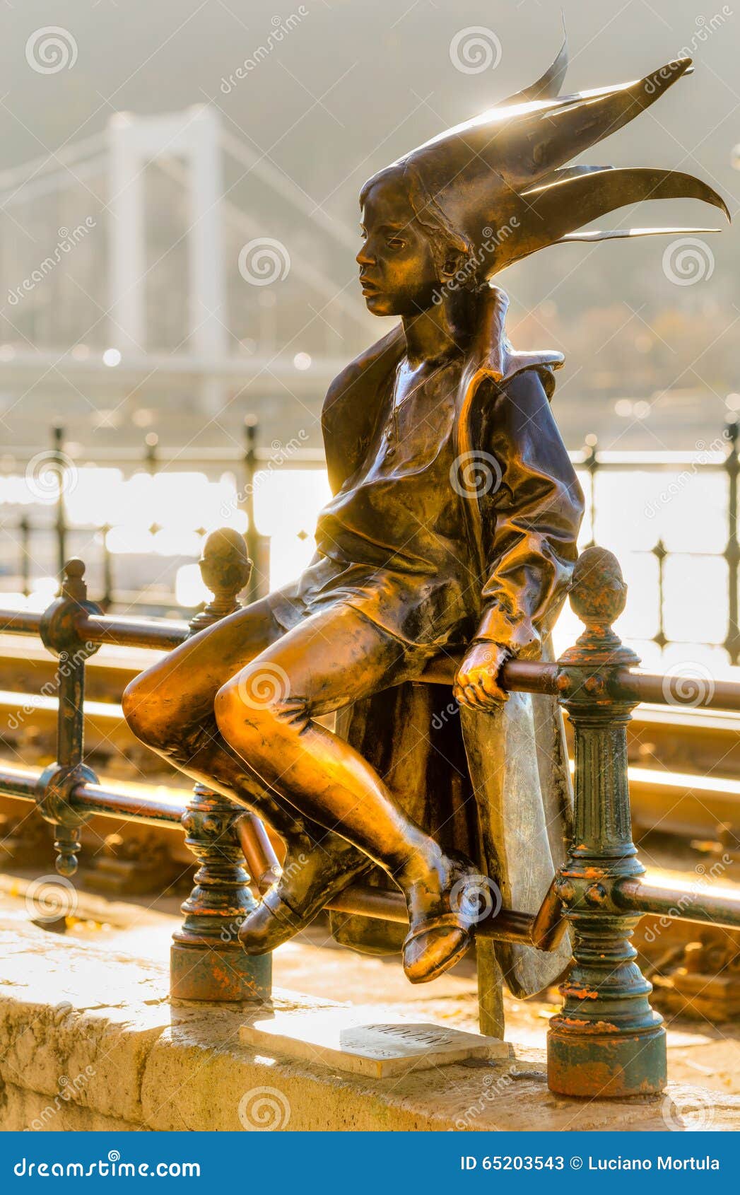 Budapest. the Little Princess, Hungary Stock Image - Image of east ...