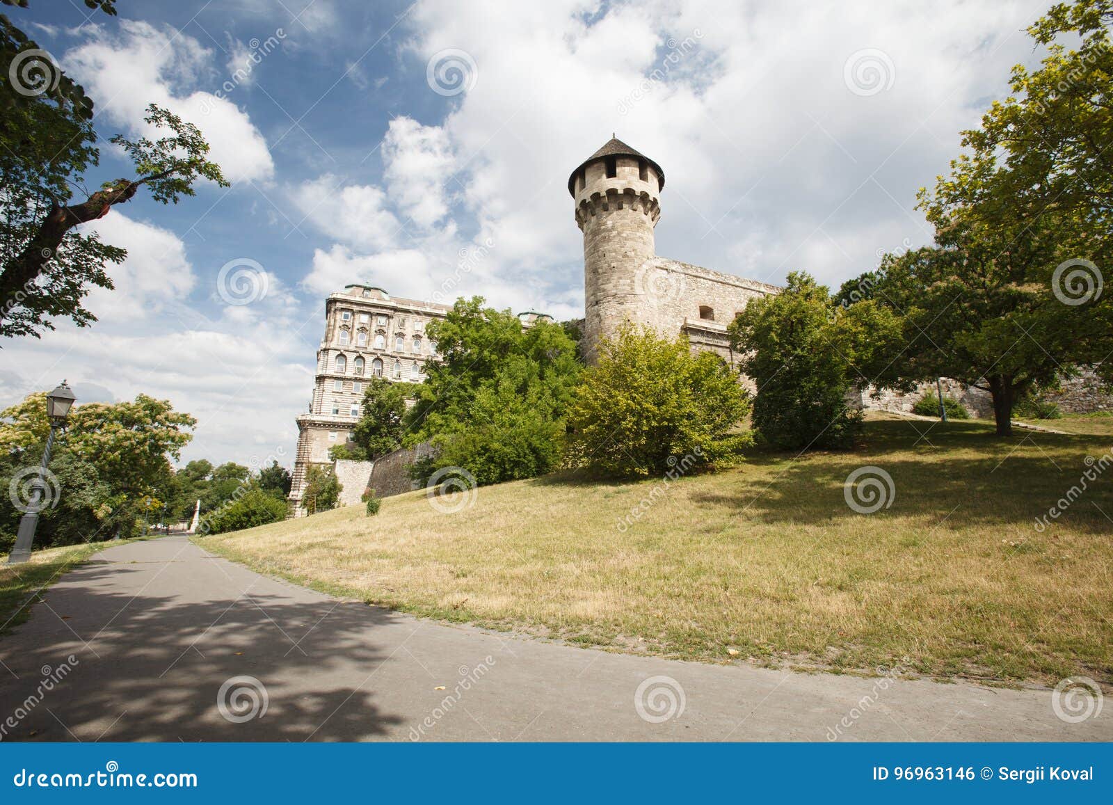 Budapest, Medieval Bastion of the Buda Castle Stock Photo - Image of ...