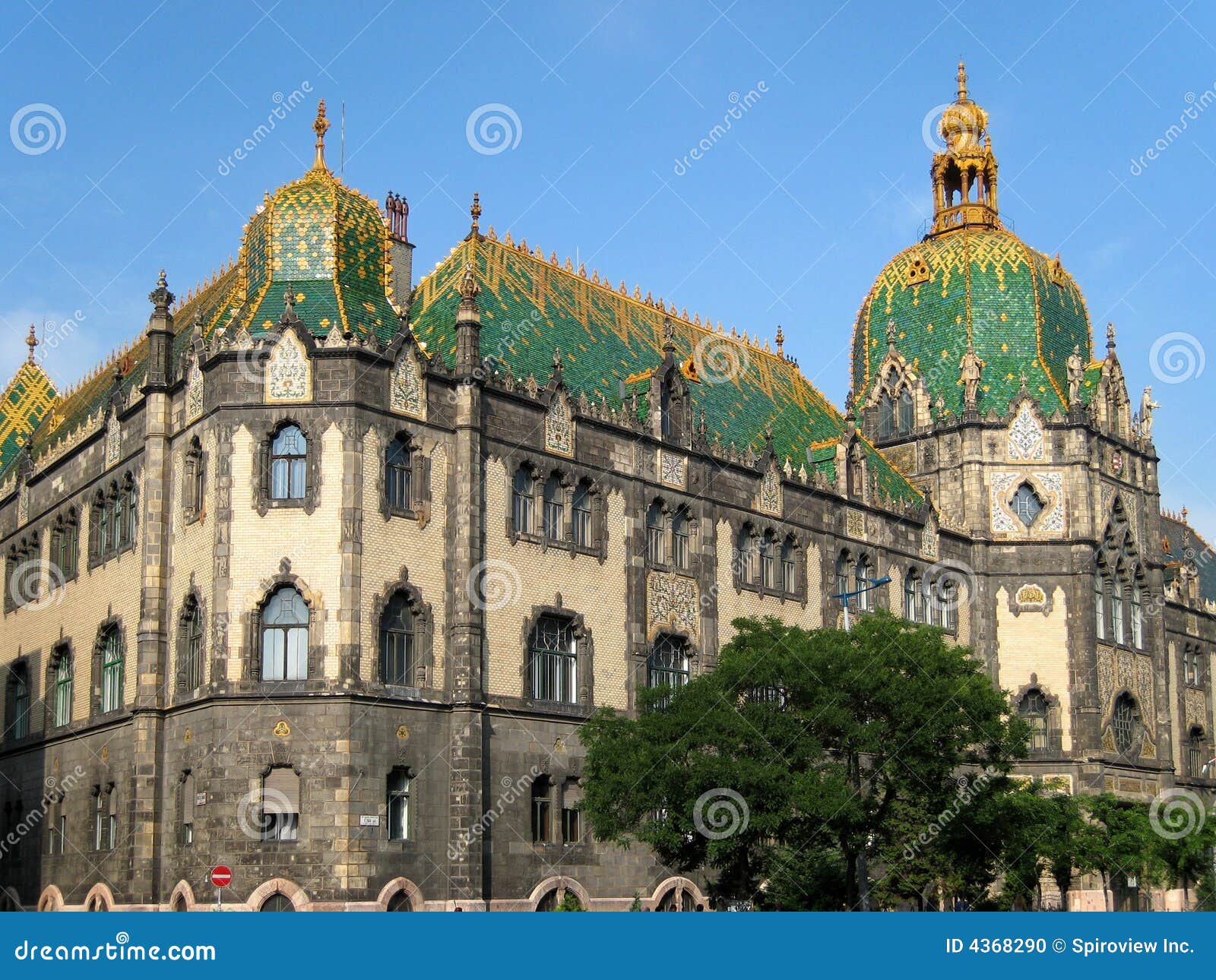 Budapest Museum stock photo. Image of tile, dome, museum - 4368290