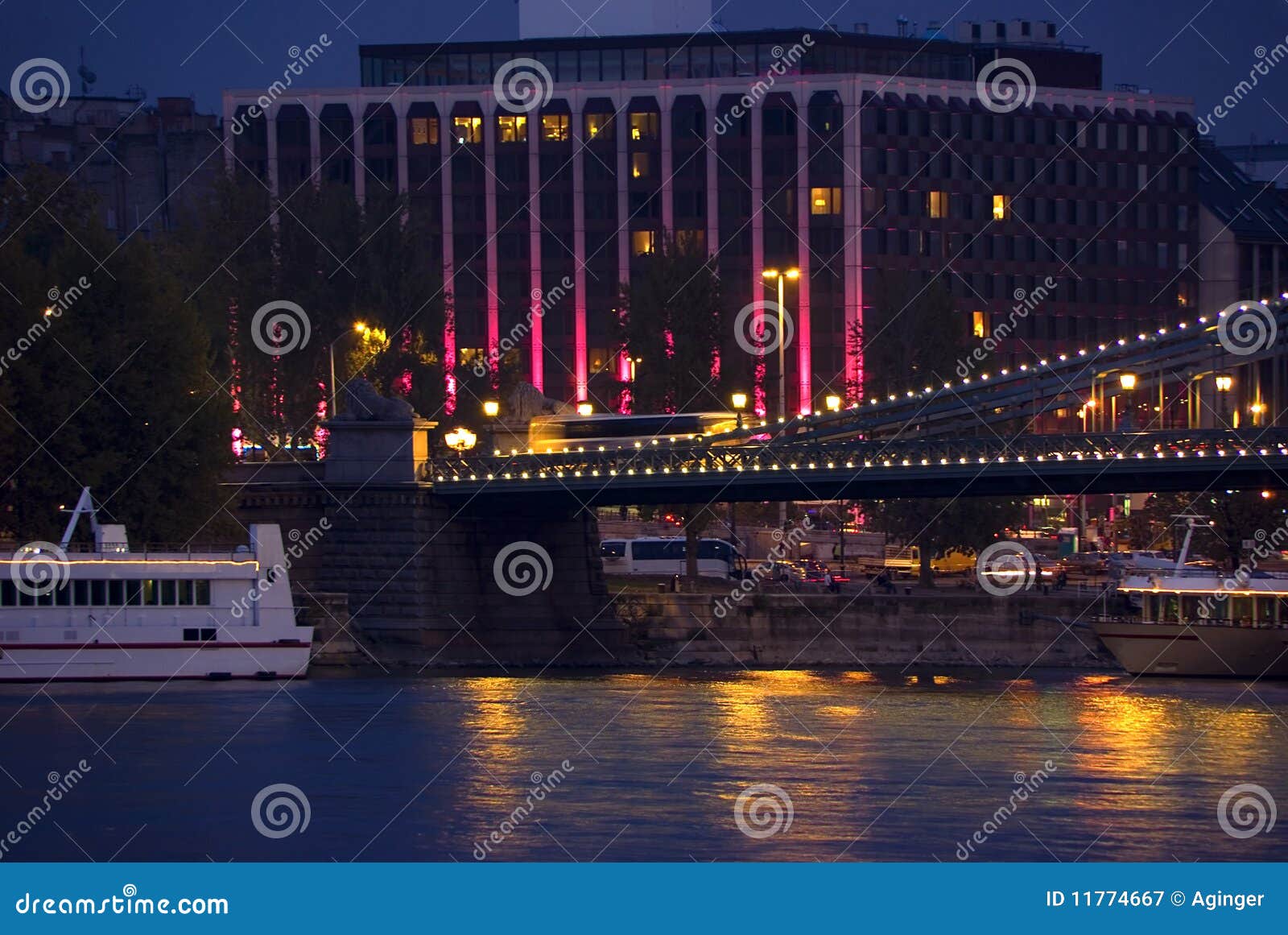 Budapest by night stock image. Image of famous, budapest - 11774667