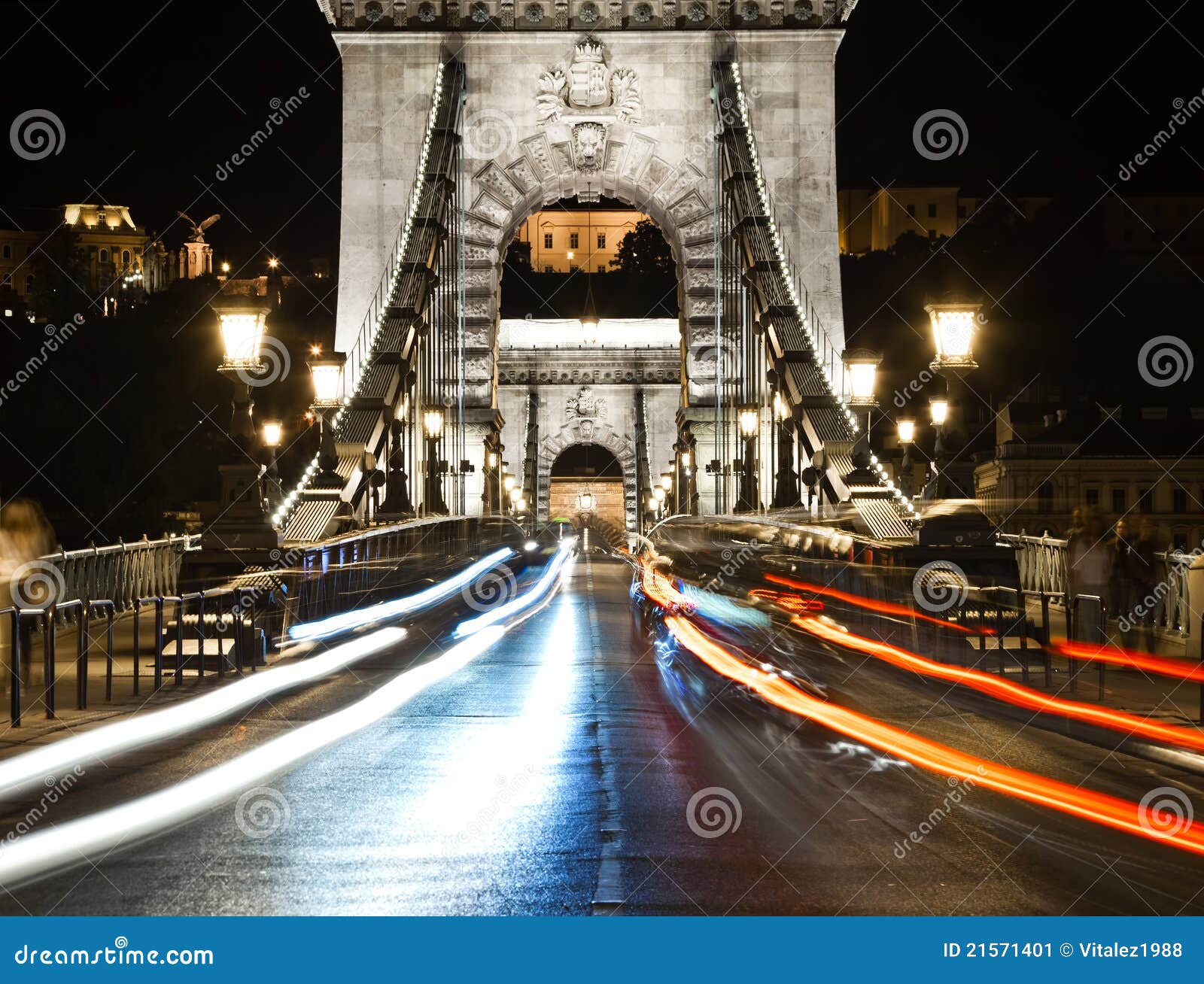 Budapest Nightlife. Panorama Royalty-Free Stock Photo | CartoonDealer ...