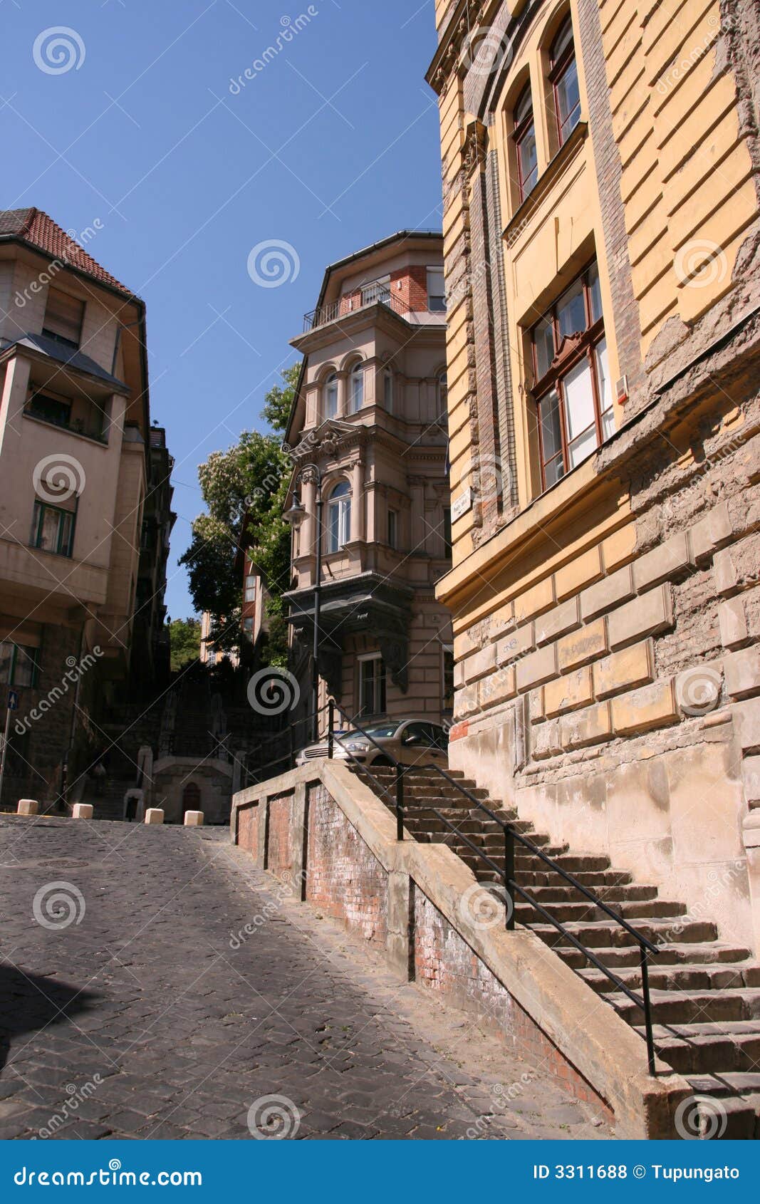 Budapest old town stock photo. Image of residential, quaint - 3311688