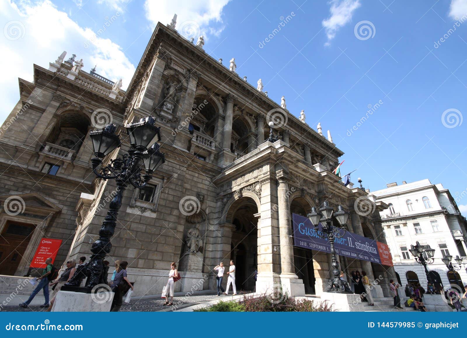 Budapest Opera House editorial image. Image of central - 144579985