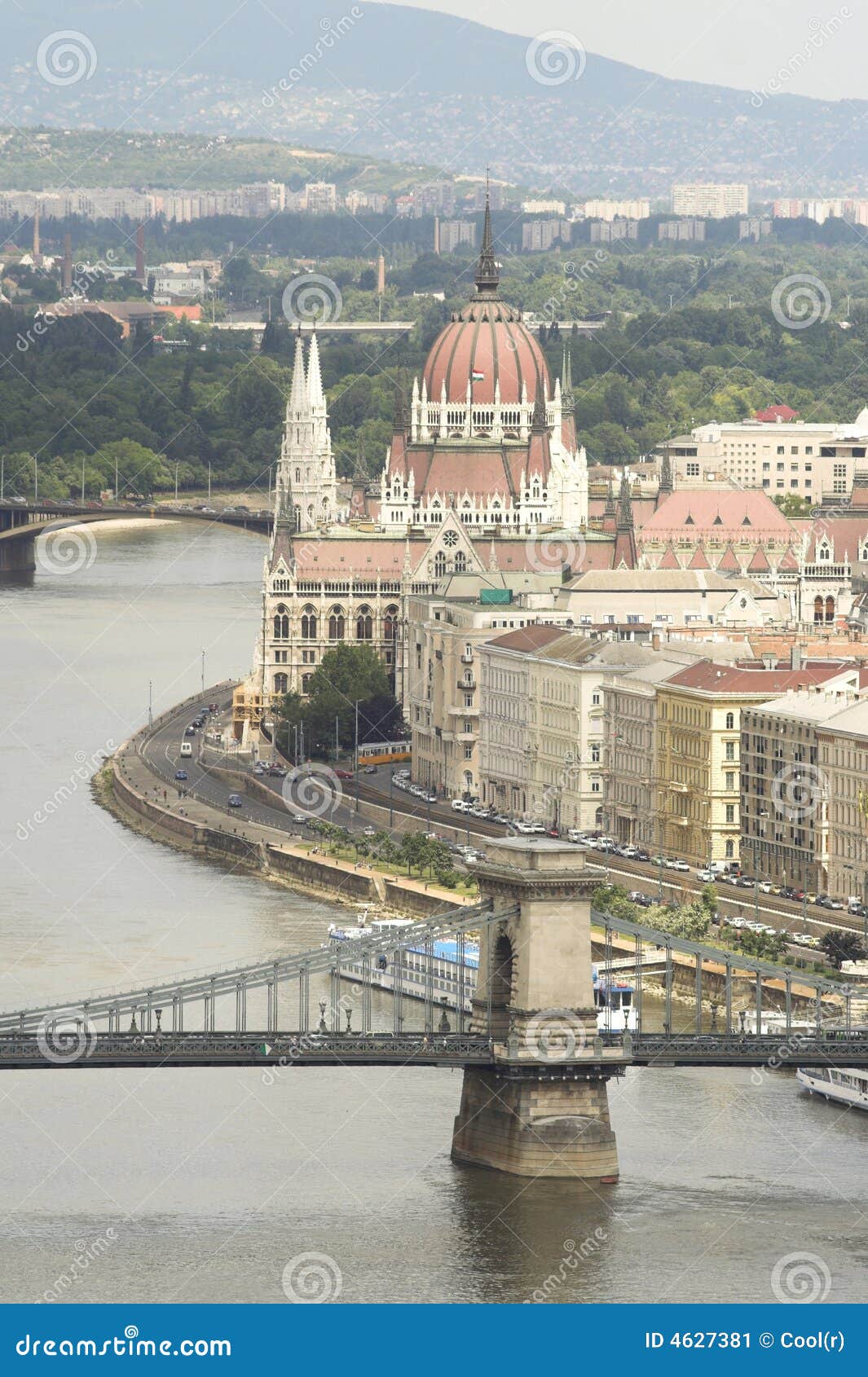Budapest panorama 10. stock image. Image of landmark, fall - 4627381