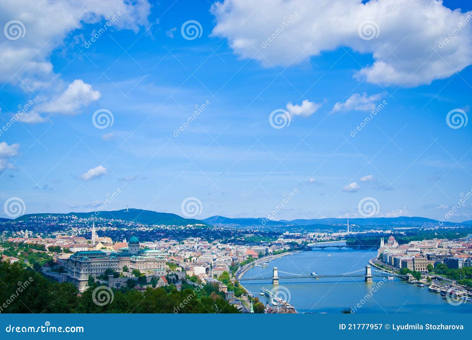 Budapest Panorama stock image. Image of european, panorama - 21777957
