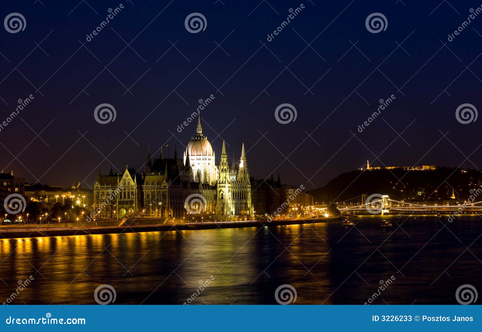 Budapest panorama stock image. Image of arhives, hungarian - 3226233