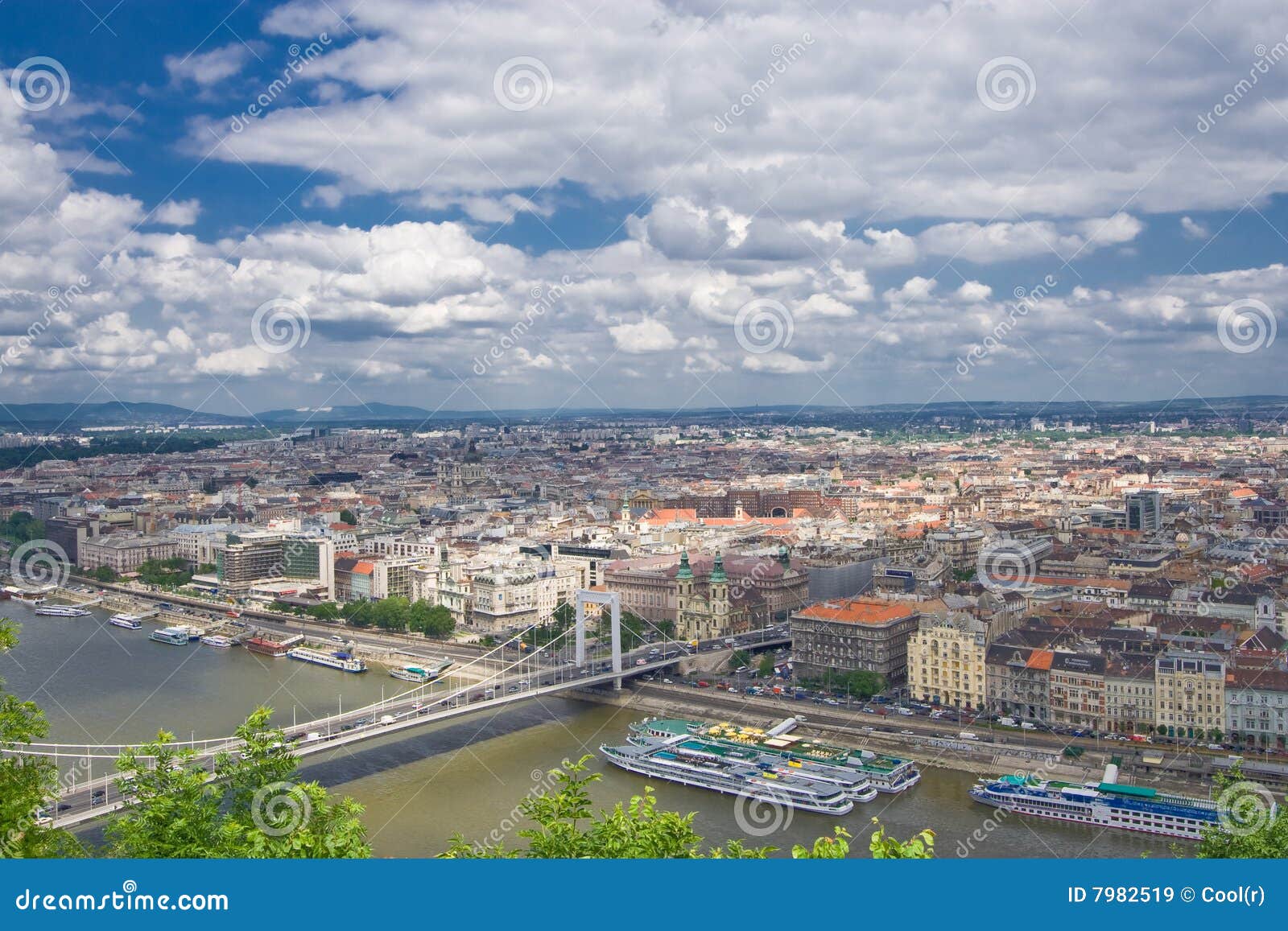 Budapest panorama stock image. Image of town, view, cityscape - 7982519
