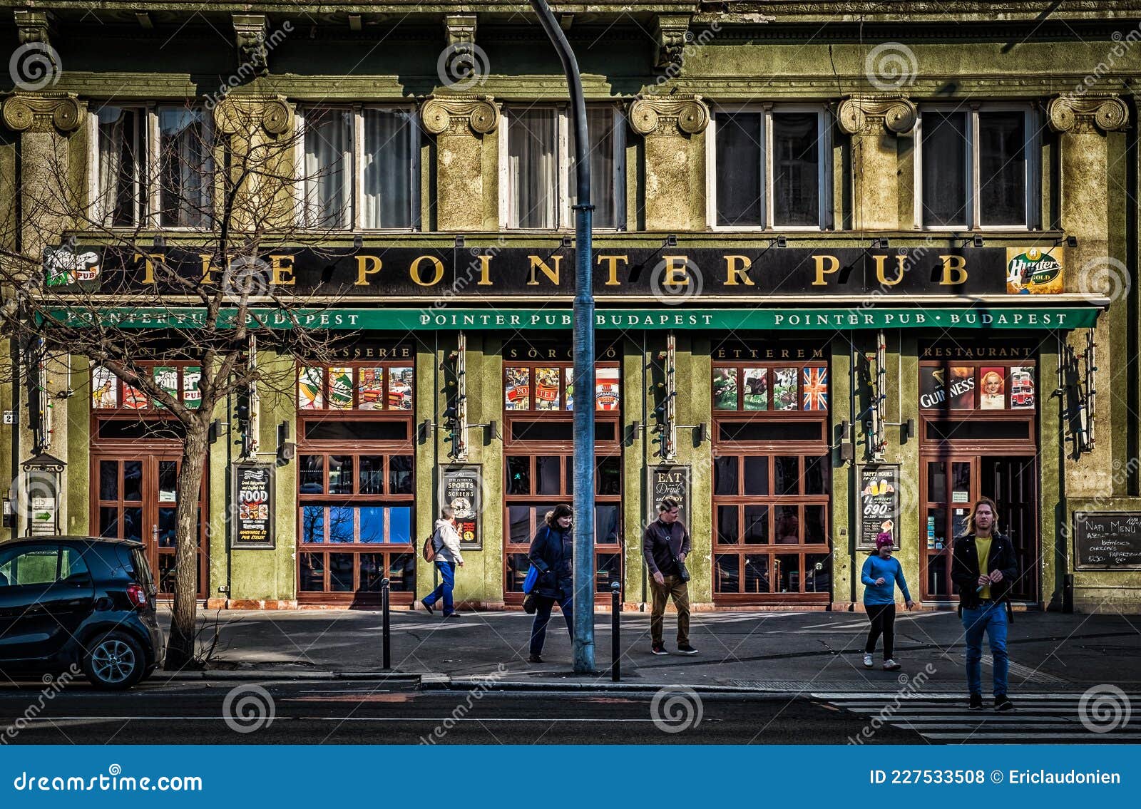 Budapest-the Pointer Pub 2 editorial stock photo. Image of capital ...