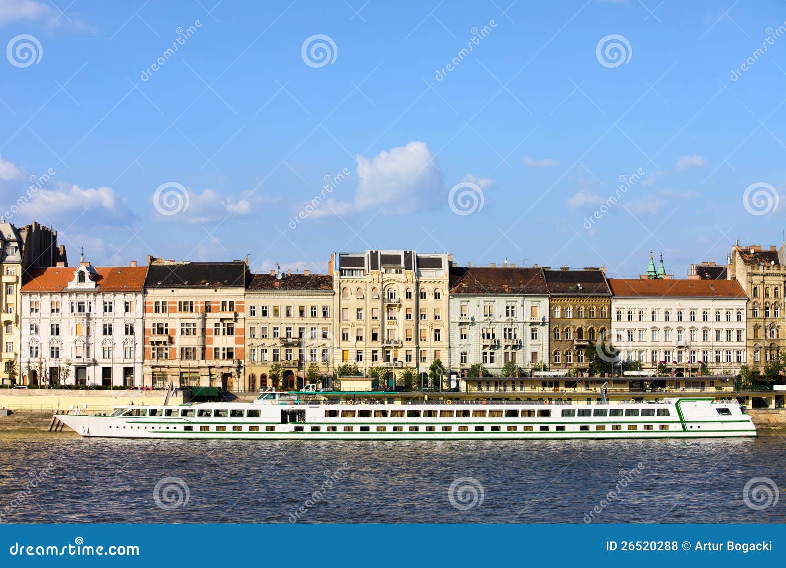 Budapest River Waterfront stock photo. Image of capital - 26520288