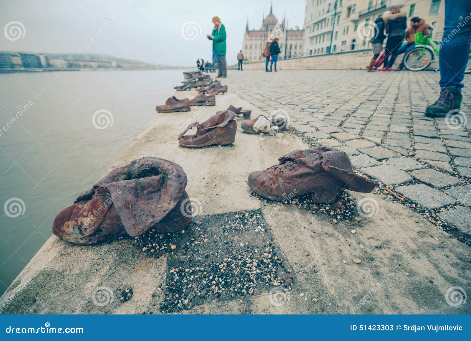 Budapest - Shoes on the Danube Bank Editorial Stock Photo - Image of ...