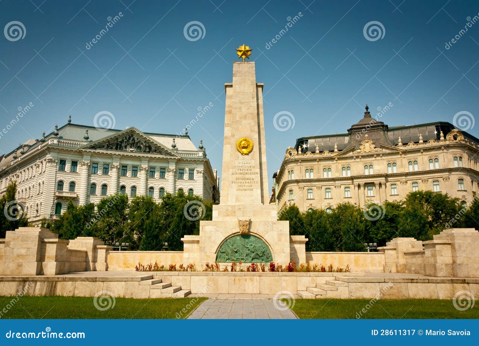 Budapest Soviet War Memorial Stock Image - Image of european, ancient ...