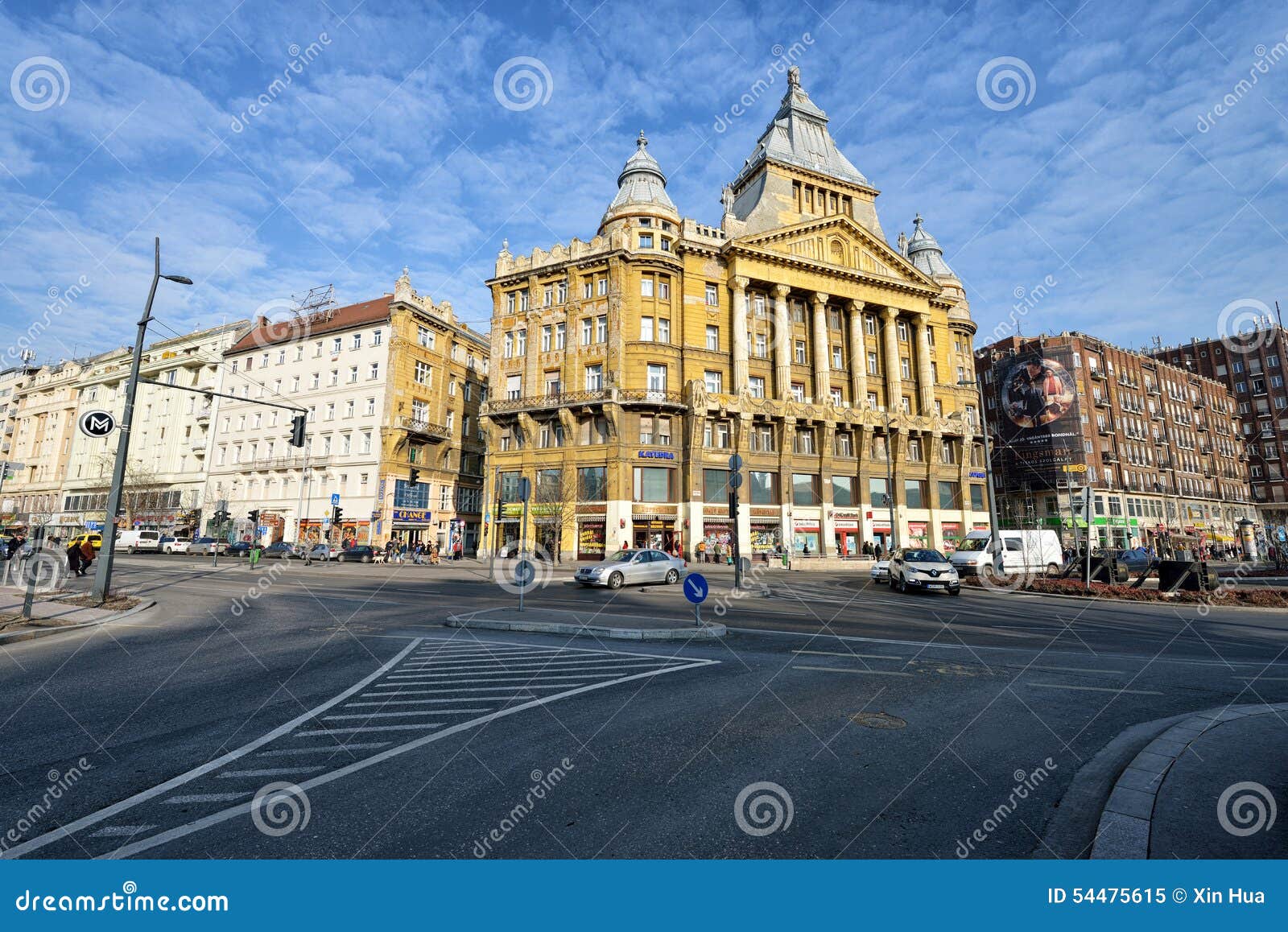 Budapest Street View editorial image. Image of daylight - 54475615