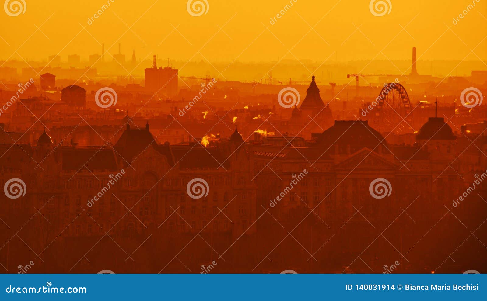 Budapest sunrise stock photo. Image of silhouettes, tourism - 140031914