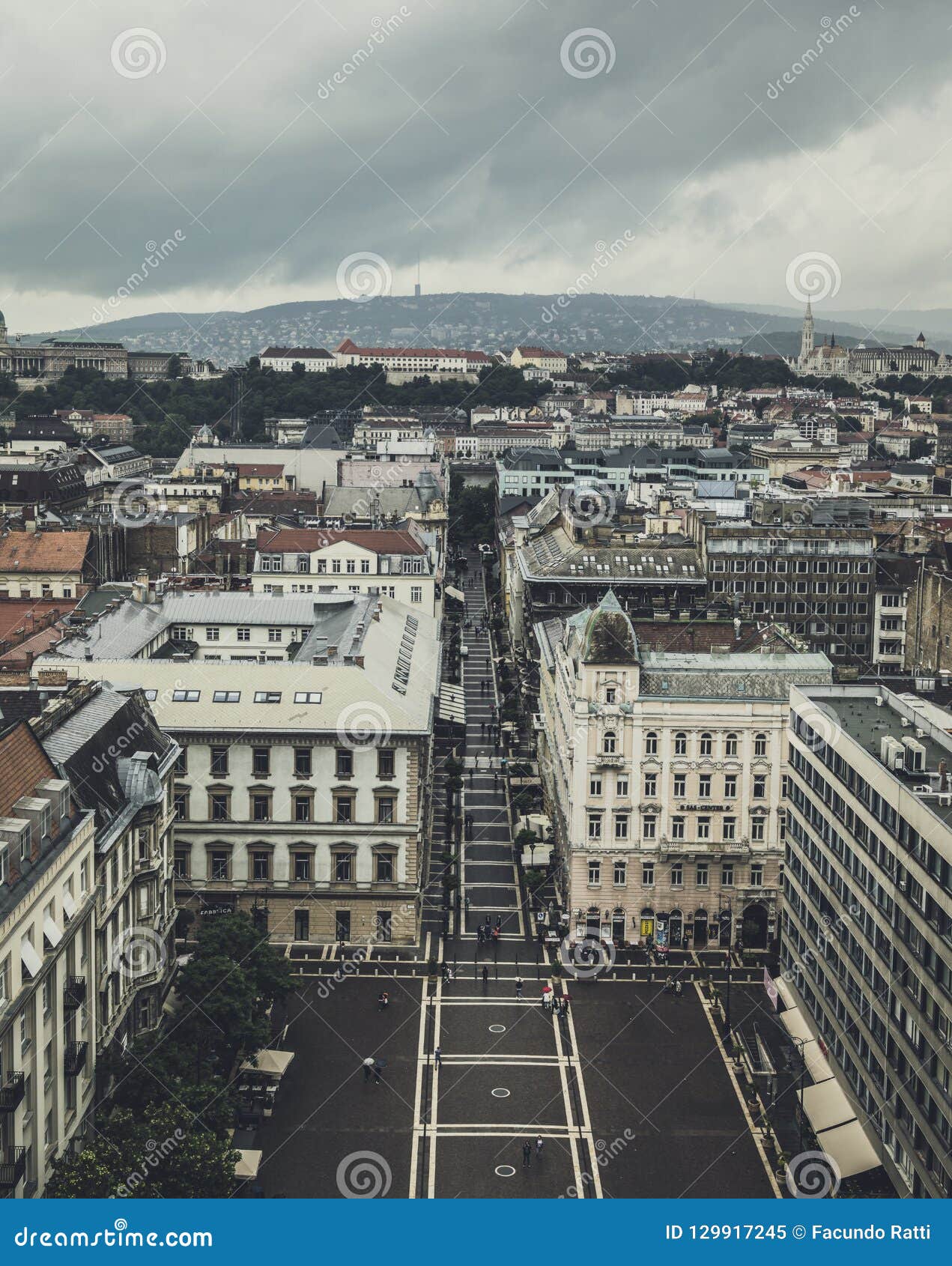 Budapest Top City View from St. Stephan`s Basilica Editorial Image ...
