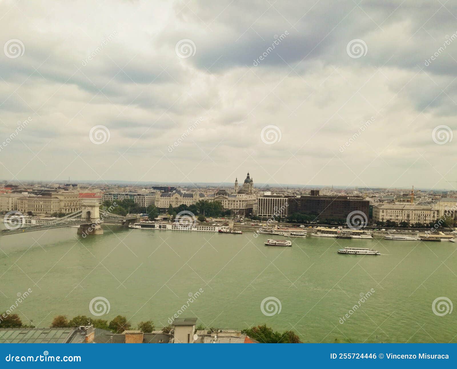 Budapest top view stock photo. Image of view, budapest - 255724446