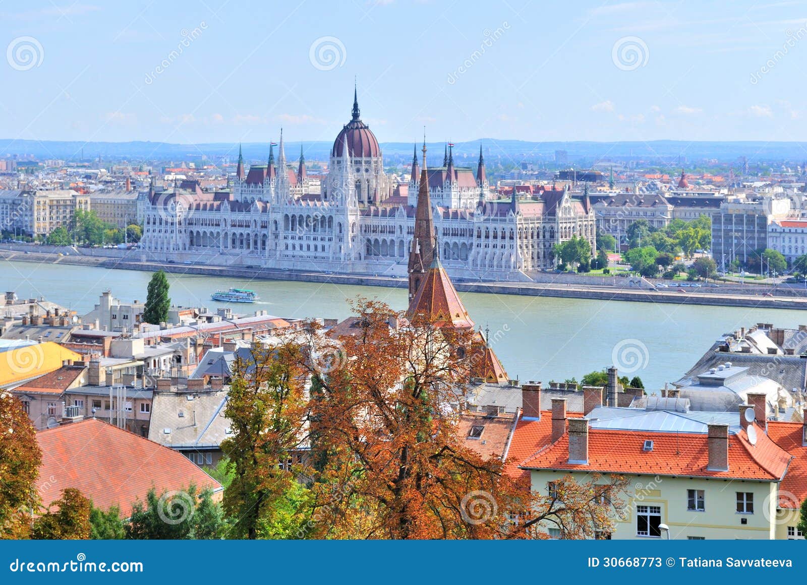 Budapest stock image. Image of topview, morning, pest - 30668773