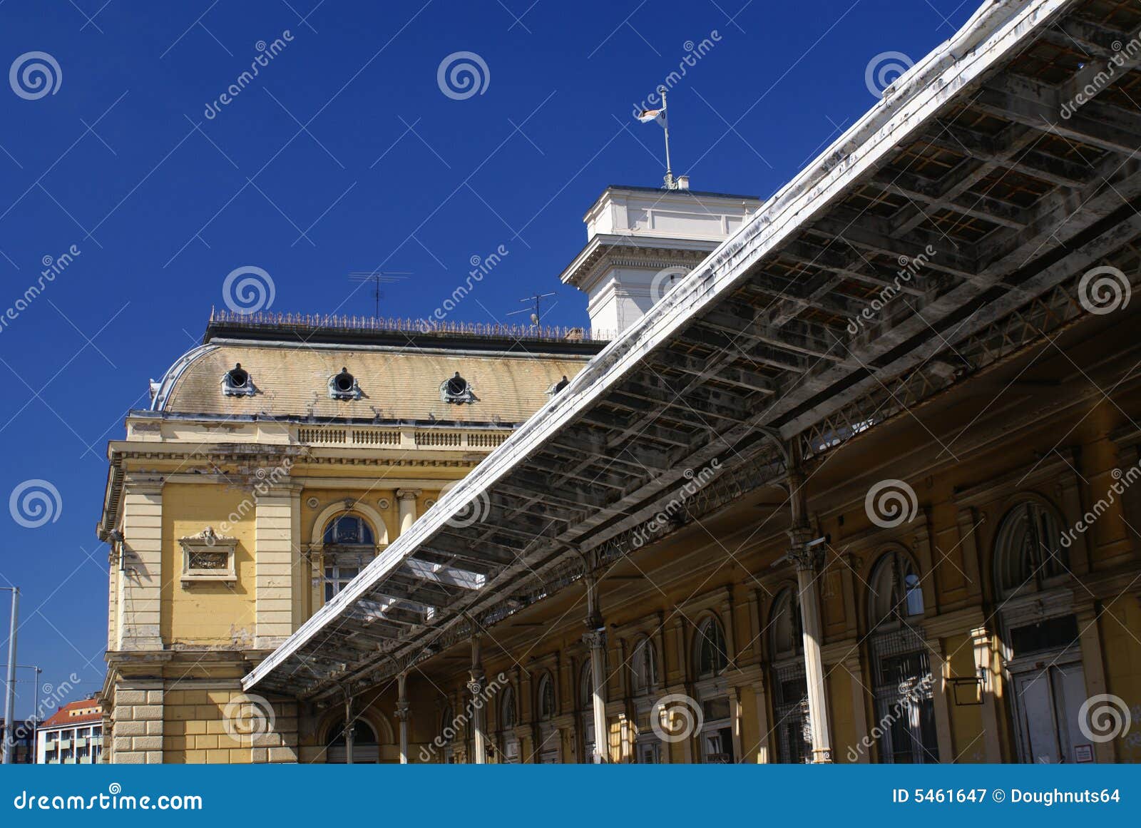 A Budapest Train Station in Hungary Stock Image - Image of vintage ...