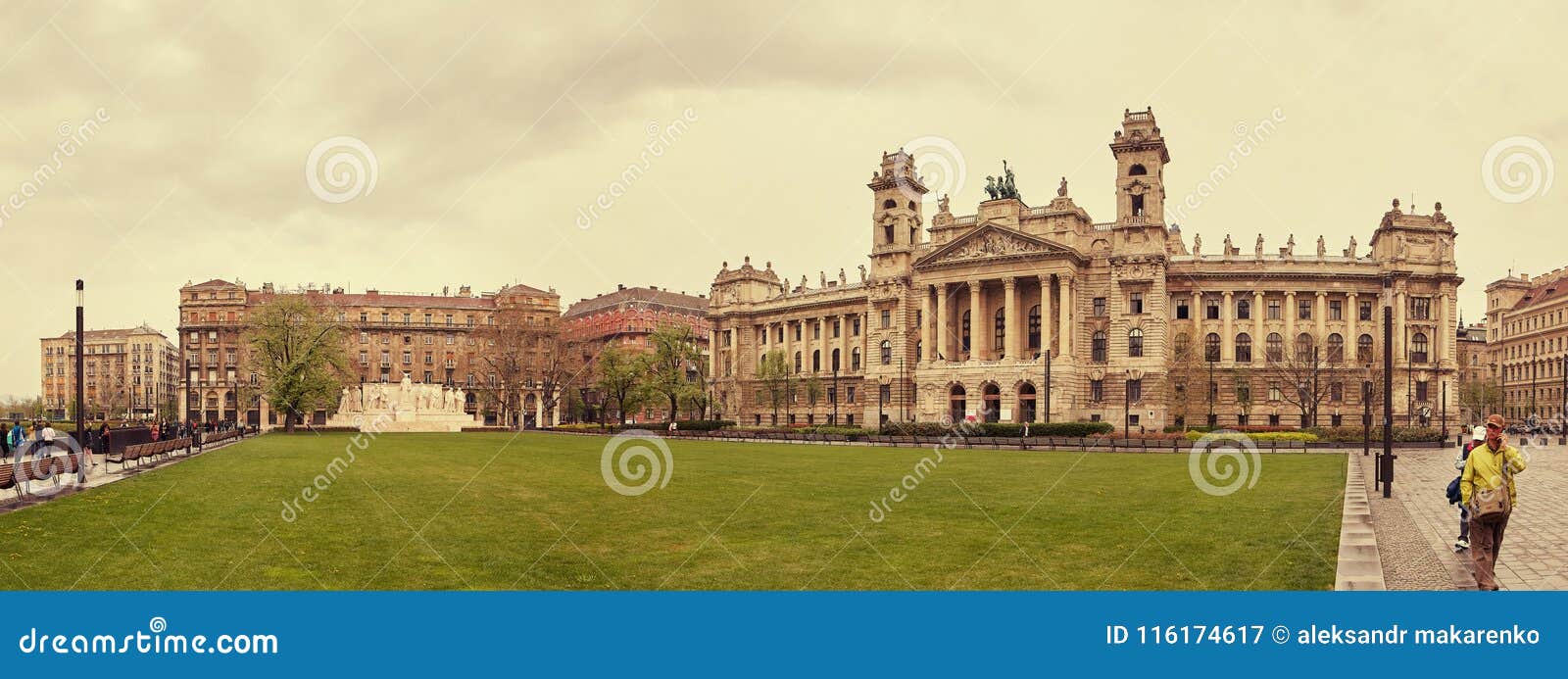 Budapest, Ungarn - 17. April 2018: Lajos Kossuth Square Redaktionelles ...