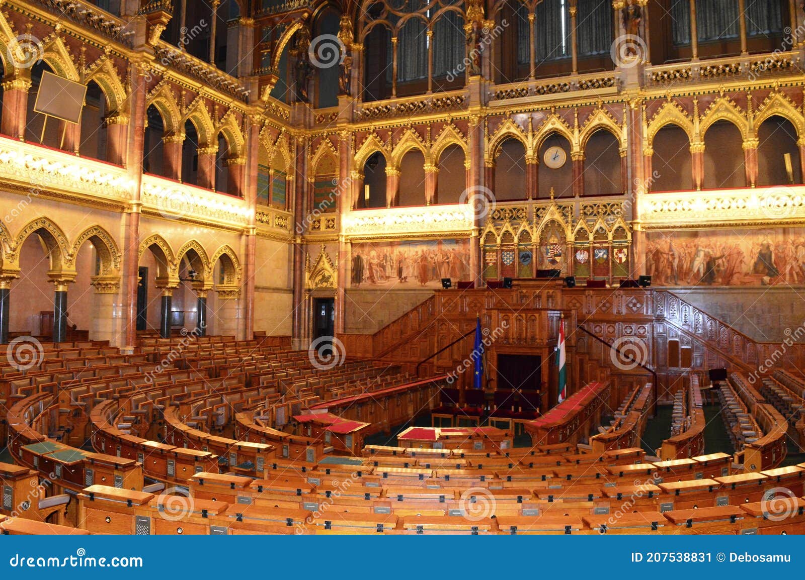 Budapest Ungheria Inside the Parliament Editorial Photo - Image of ...