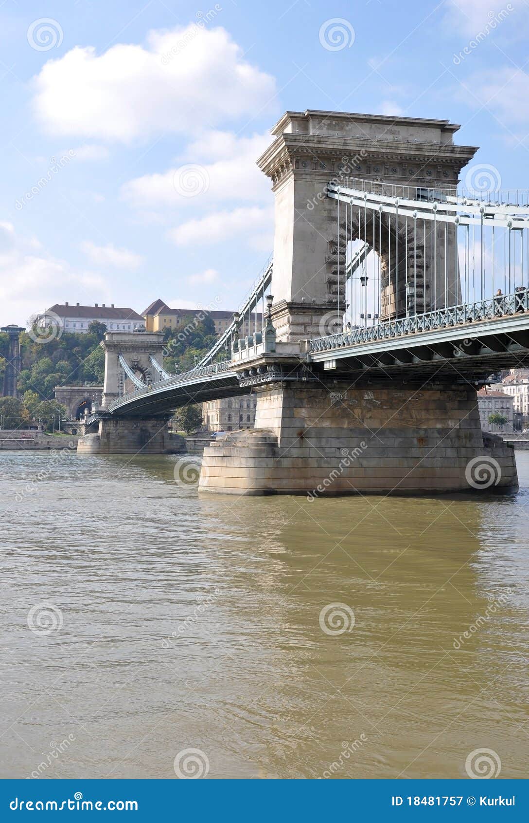 Budapest view stock image. Image of urban, bridge, exterior - 18481757