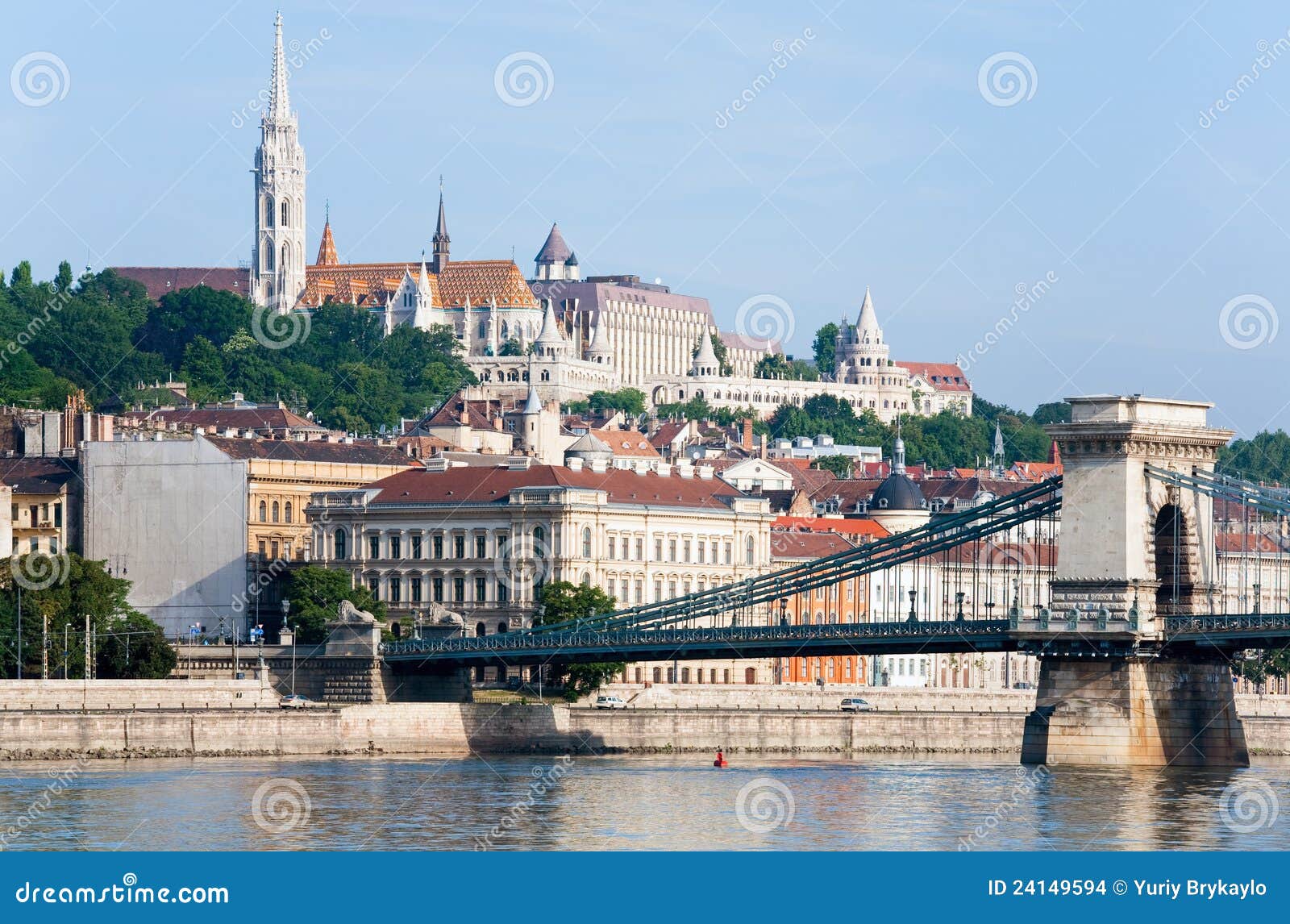 Budapest view stock photo. Image of cityscape, hill, view - 24149594