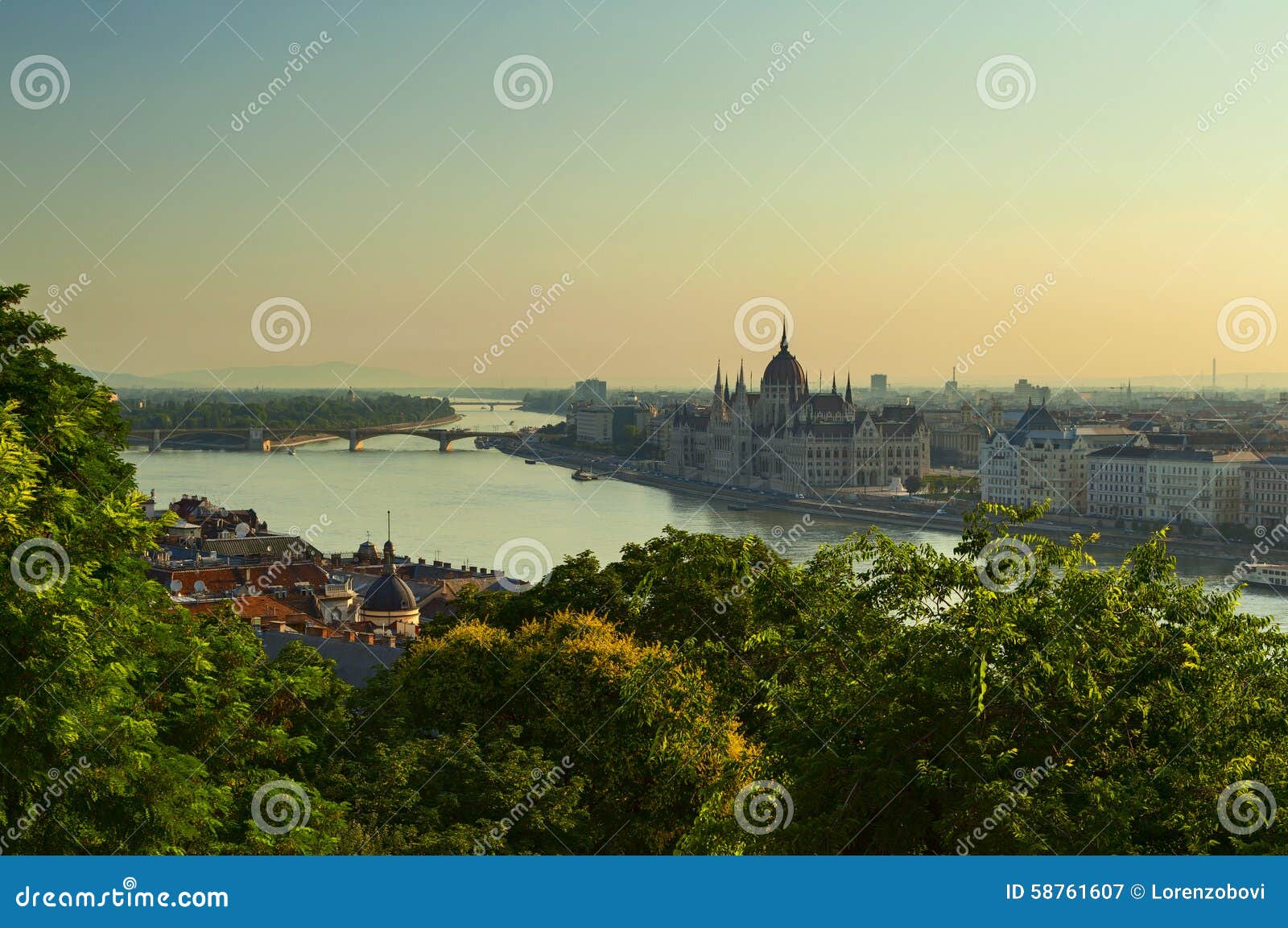 Budapest view stock image. Image of nature, europe, view - 58761607