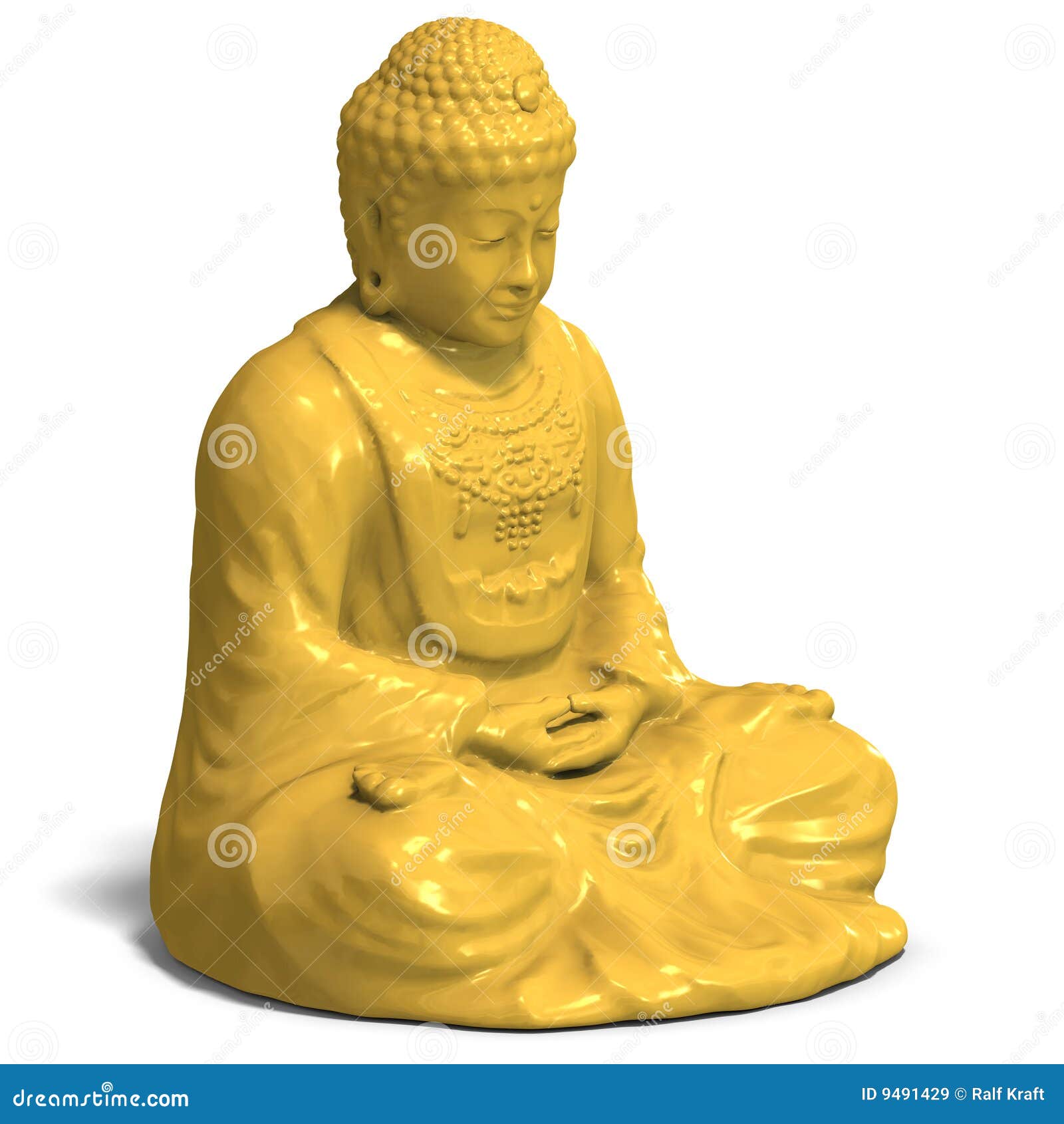 Buddha stock illustration. Illustration of praying, buddha - 9491429