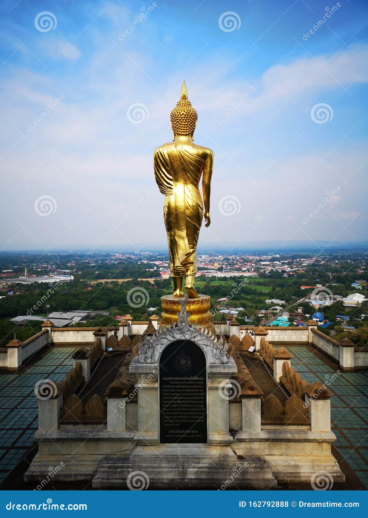 Buddha stock photo. Image of gold, buddha, bluesky, landscape - 162792888