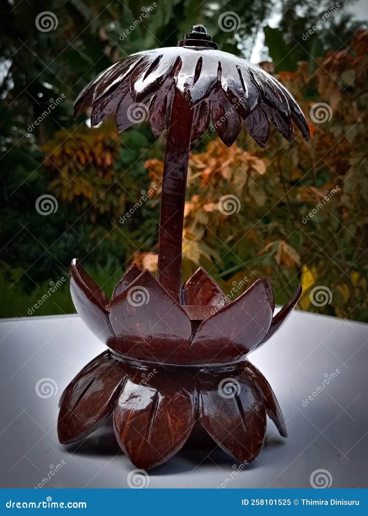 This is a Buddha Booth Made of Coconut Shells. Made by a Craftsman ...