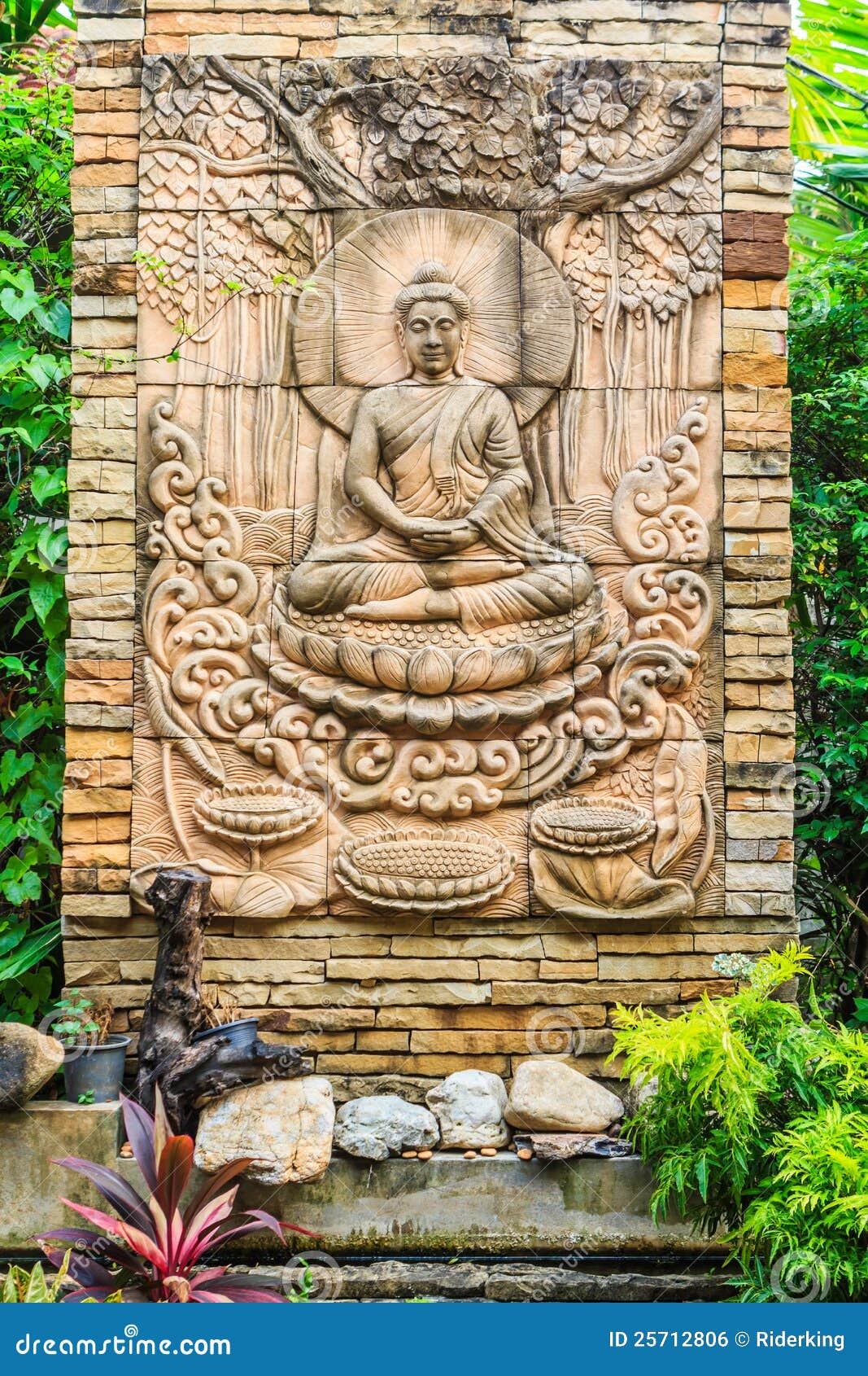 Buddha brick stock photo. Image of face, brick, head - 25712806