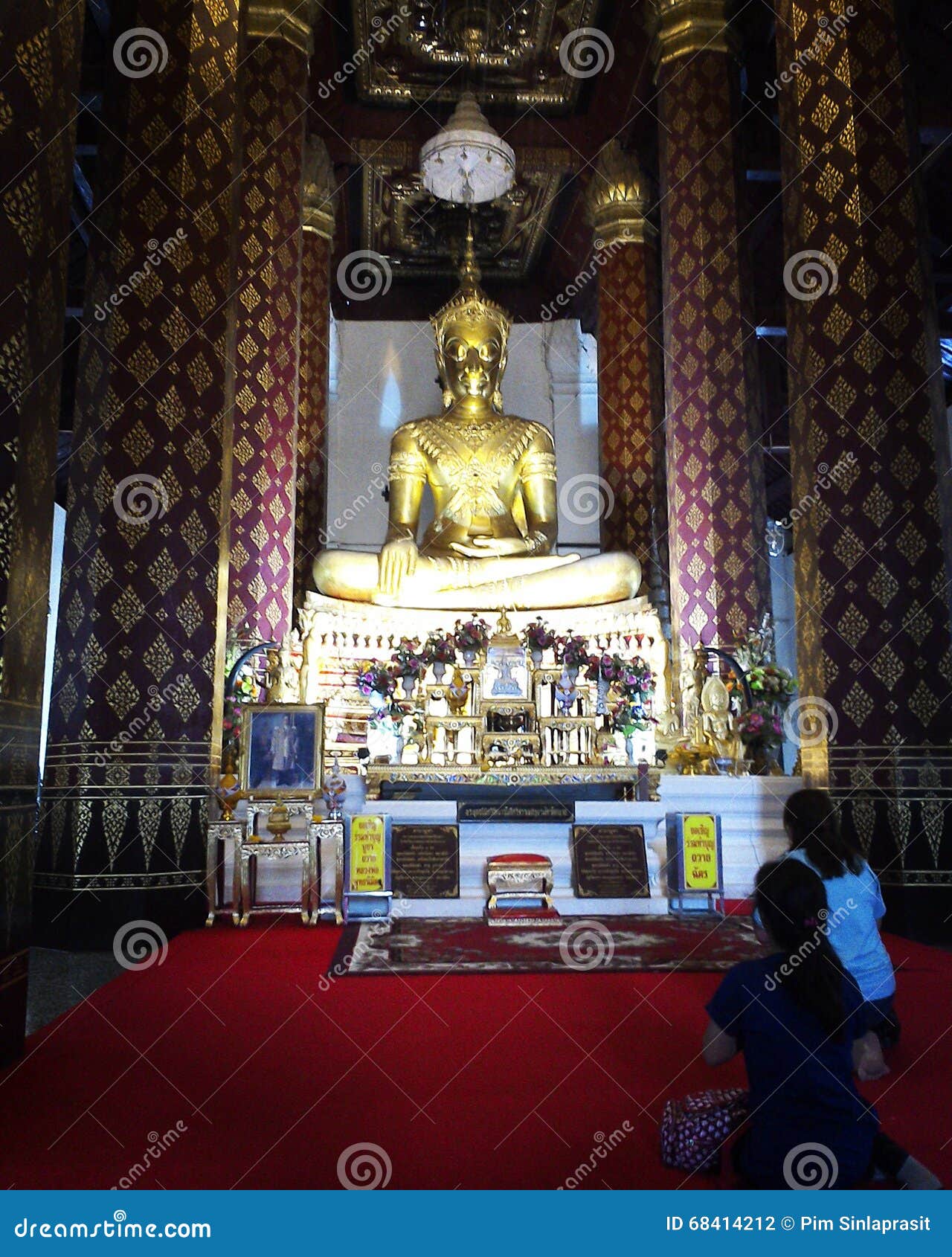 Buddha Buddhism pray editorial photography. Image of temple - 68414212