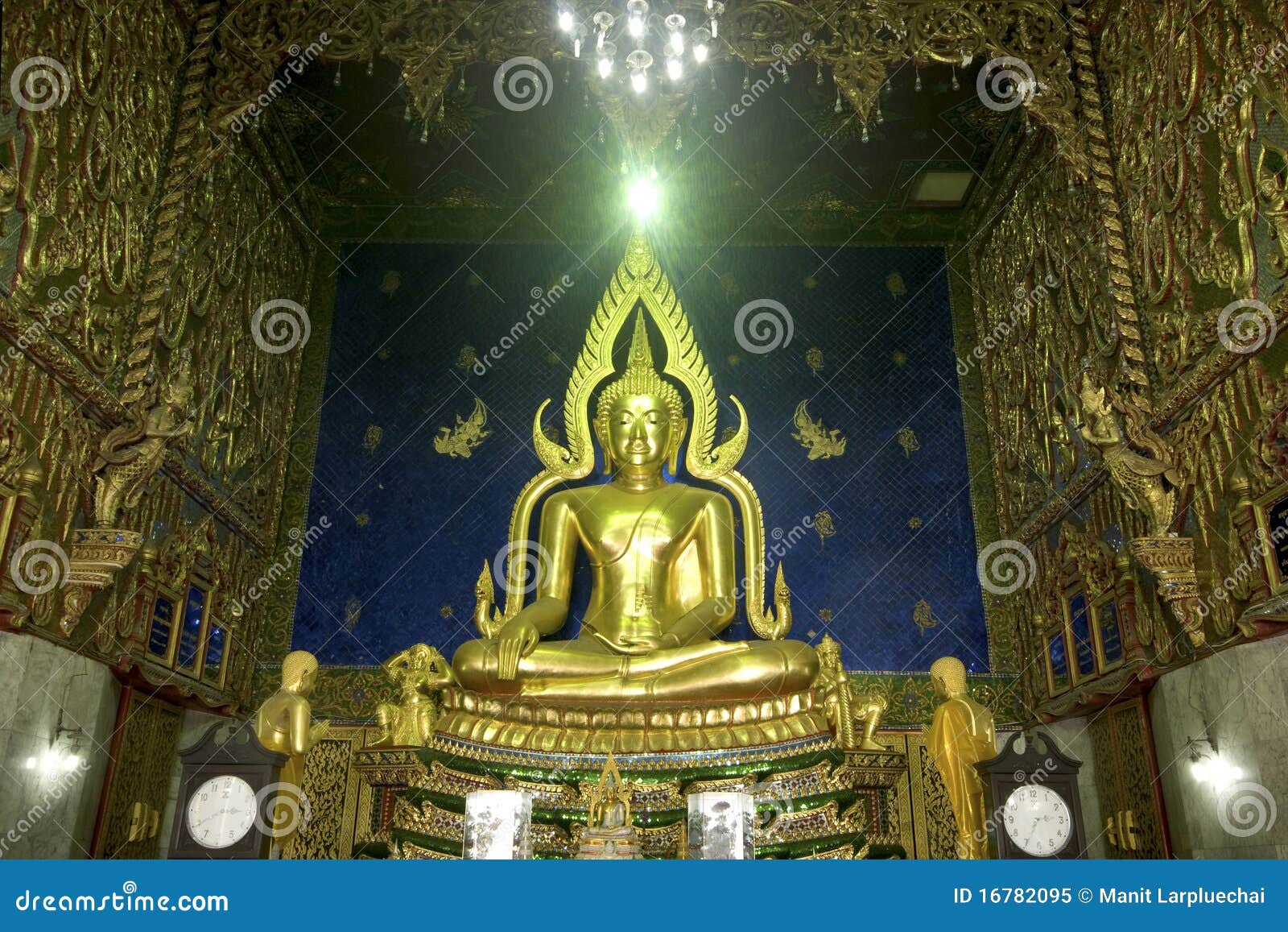 Buddha in Church stock image. Image of thai, travel, buddhism - 16782095