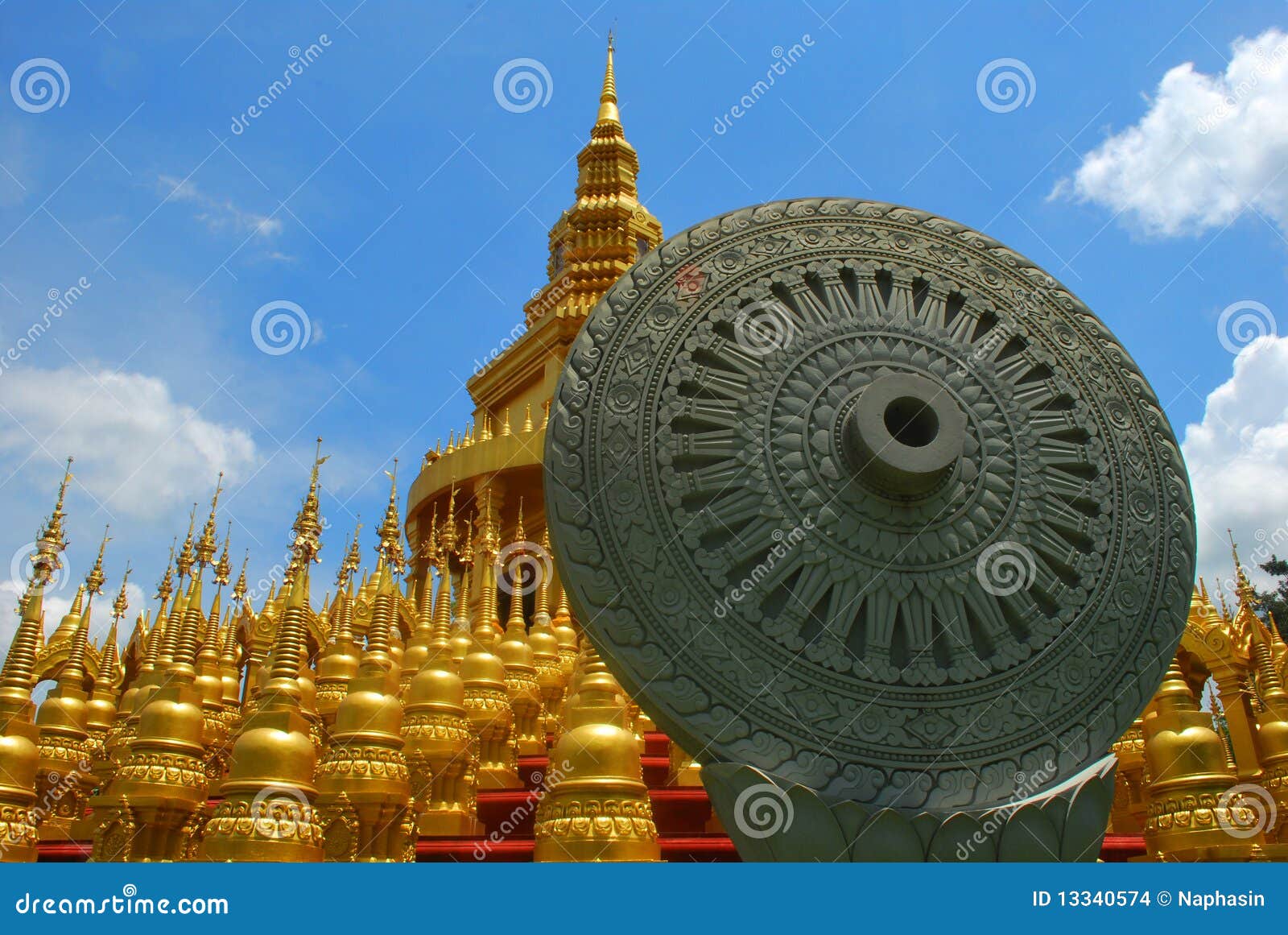 Buddha cycle stock photo. Image of architecture, buliding - 13340574
