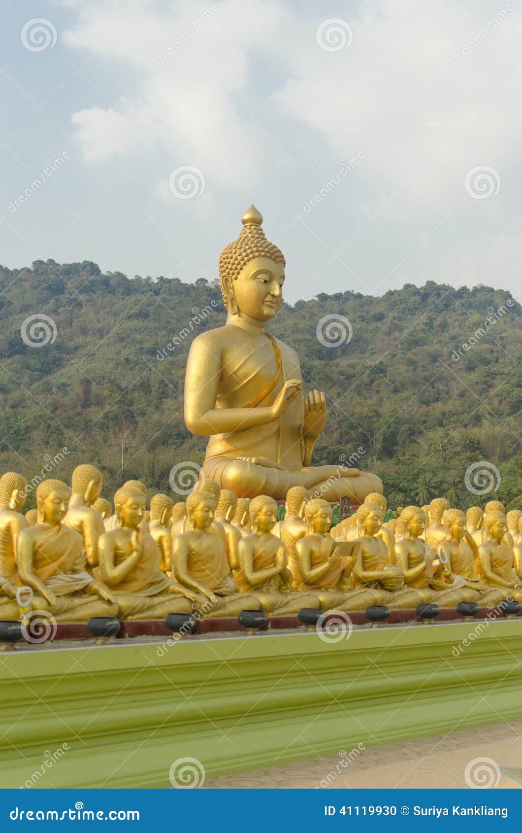 Buddha and disciples stock photo. Image of spirit, buddha - 41119930