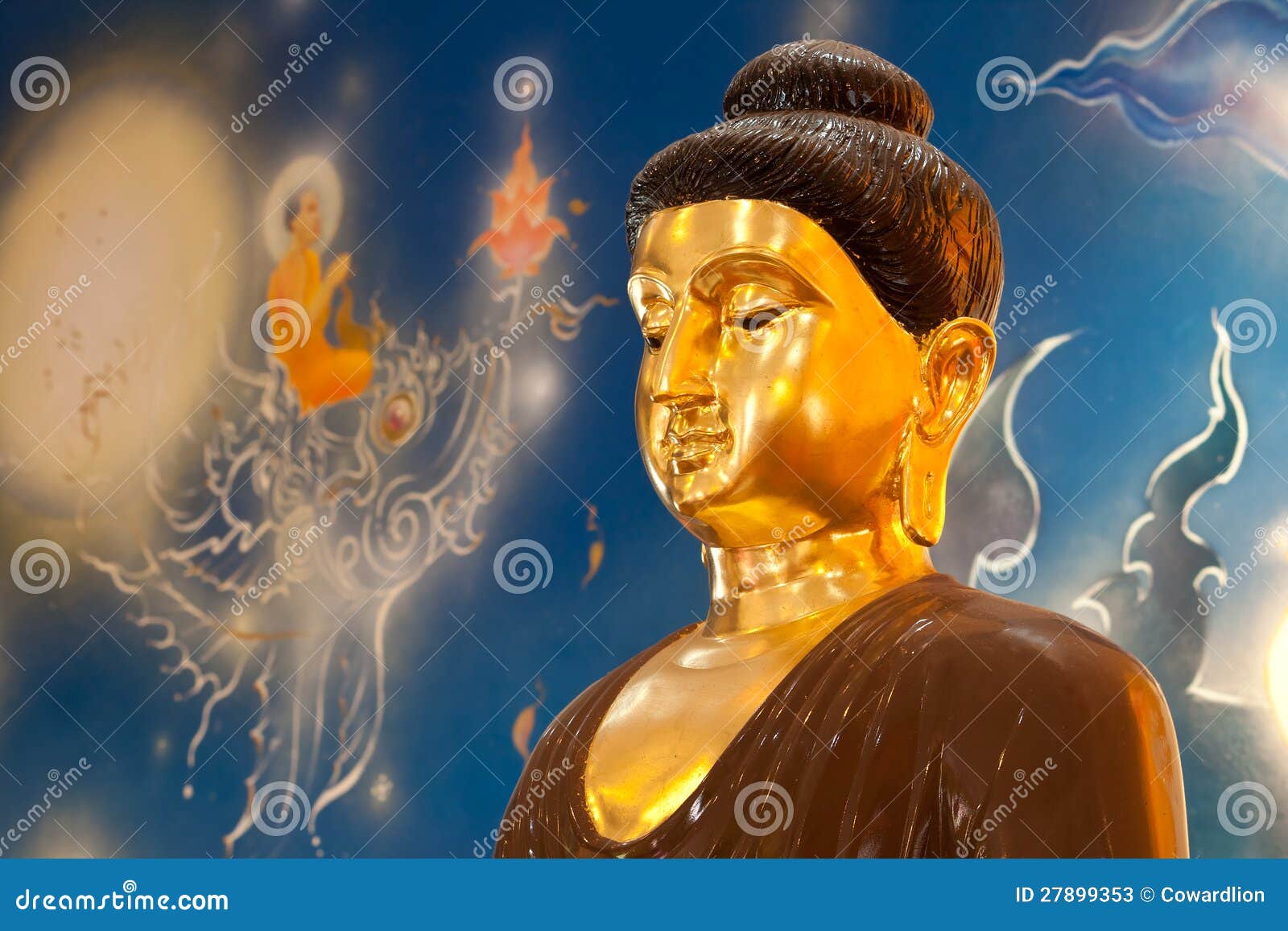 Buddha Enlightenment Statue Stock Image - Image of enlightenment ...