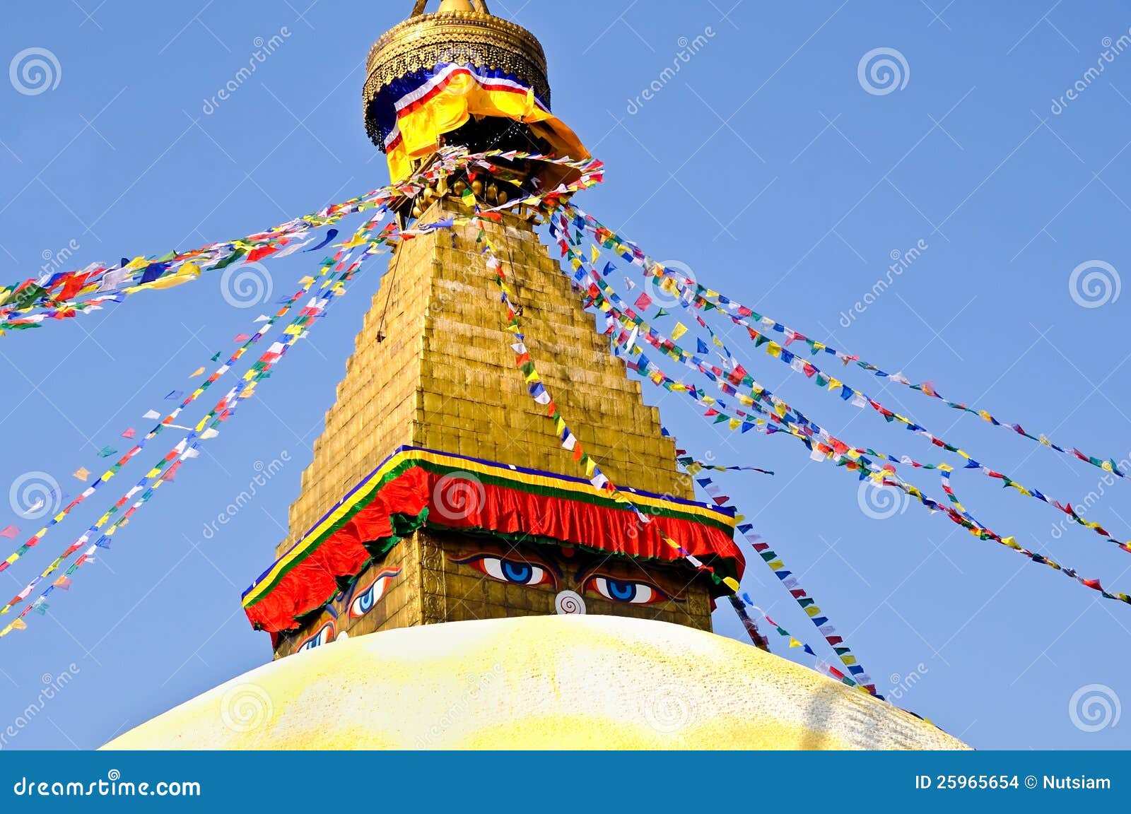 Buddha eyes stock photo. Image of nepal, spiritual, architecture - 25965654