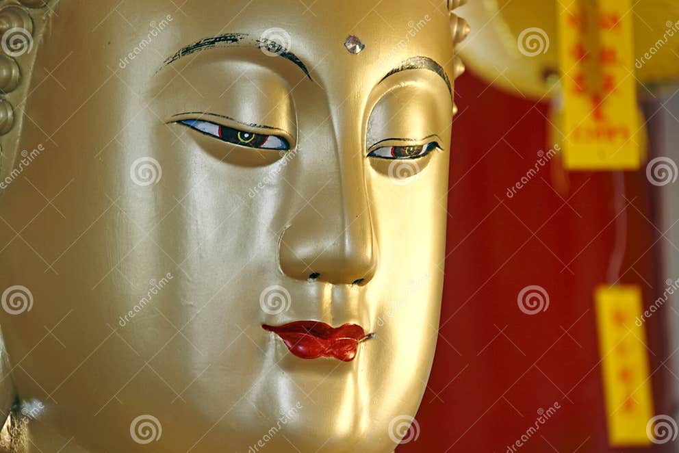 Buddha face stock image. Image of karma, hinduism, enlighten - 14255057